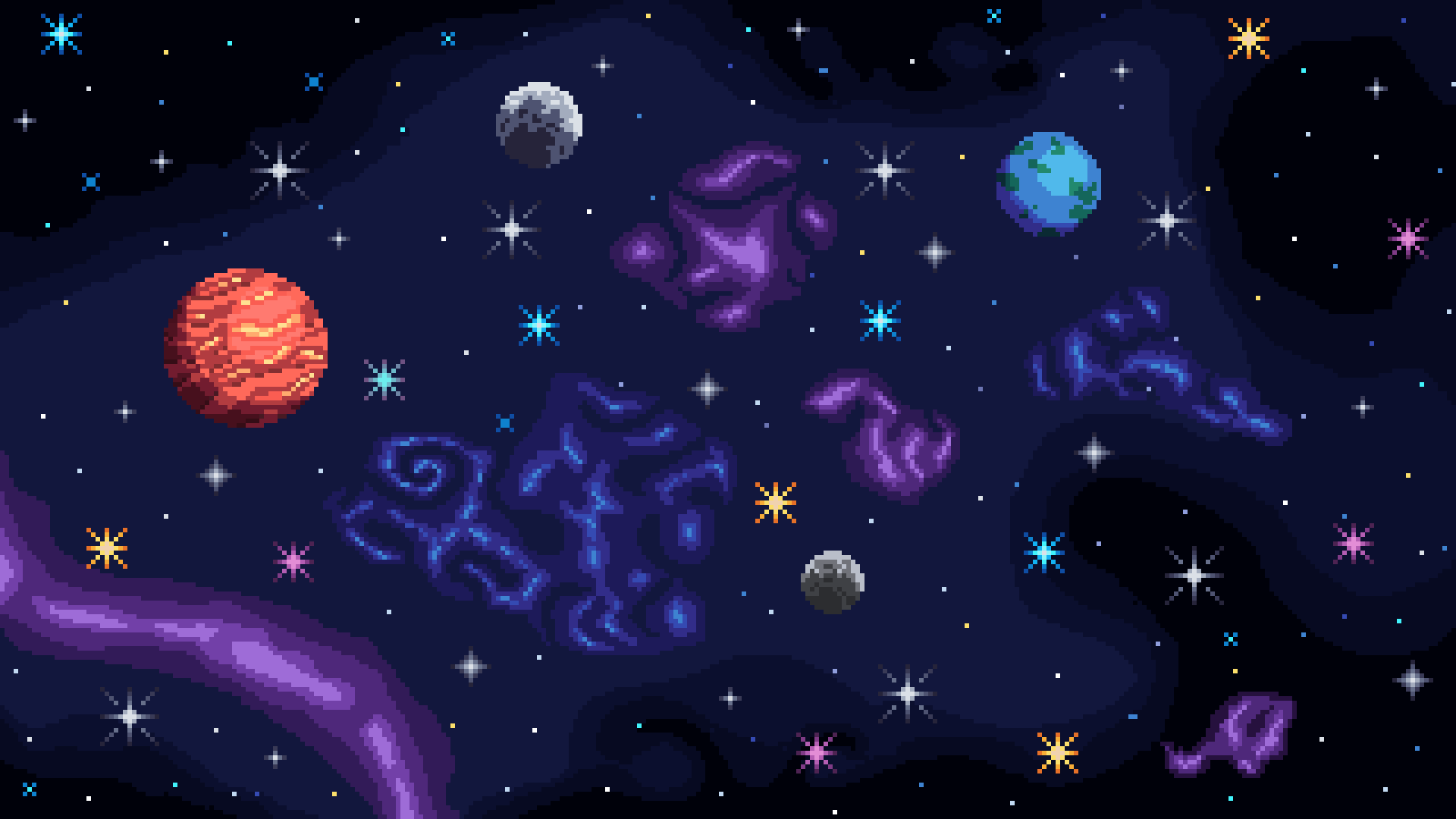 Pixel Art Space Wallpapers - Top Free Pixel Art Space Backgrounds ...
