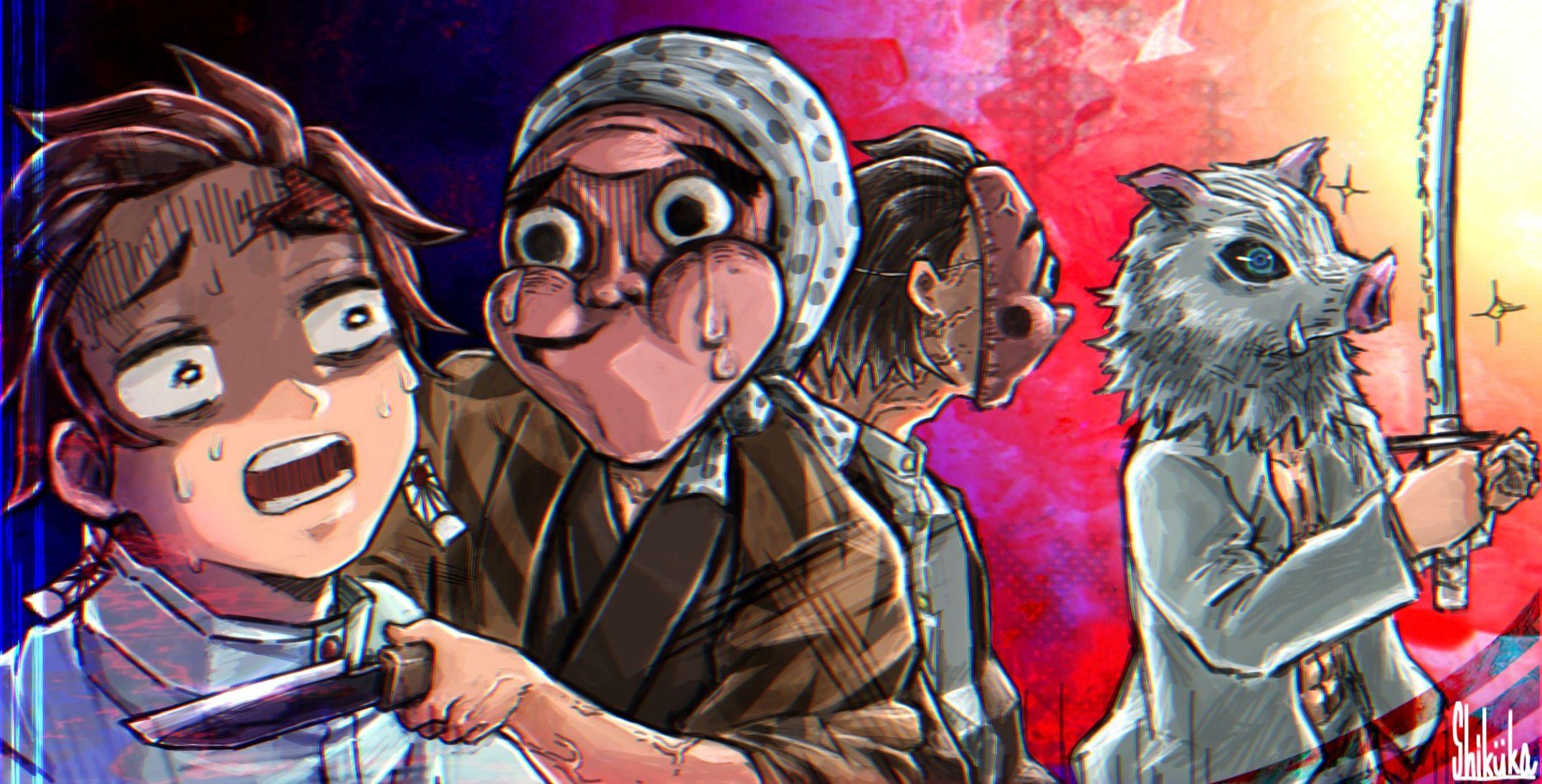 Demon Slayer Funny Wallpapers - Top Free Demon Slayer Funny Backgrounds ...