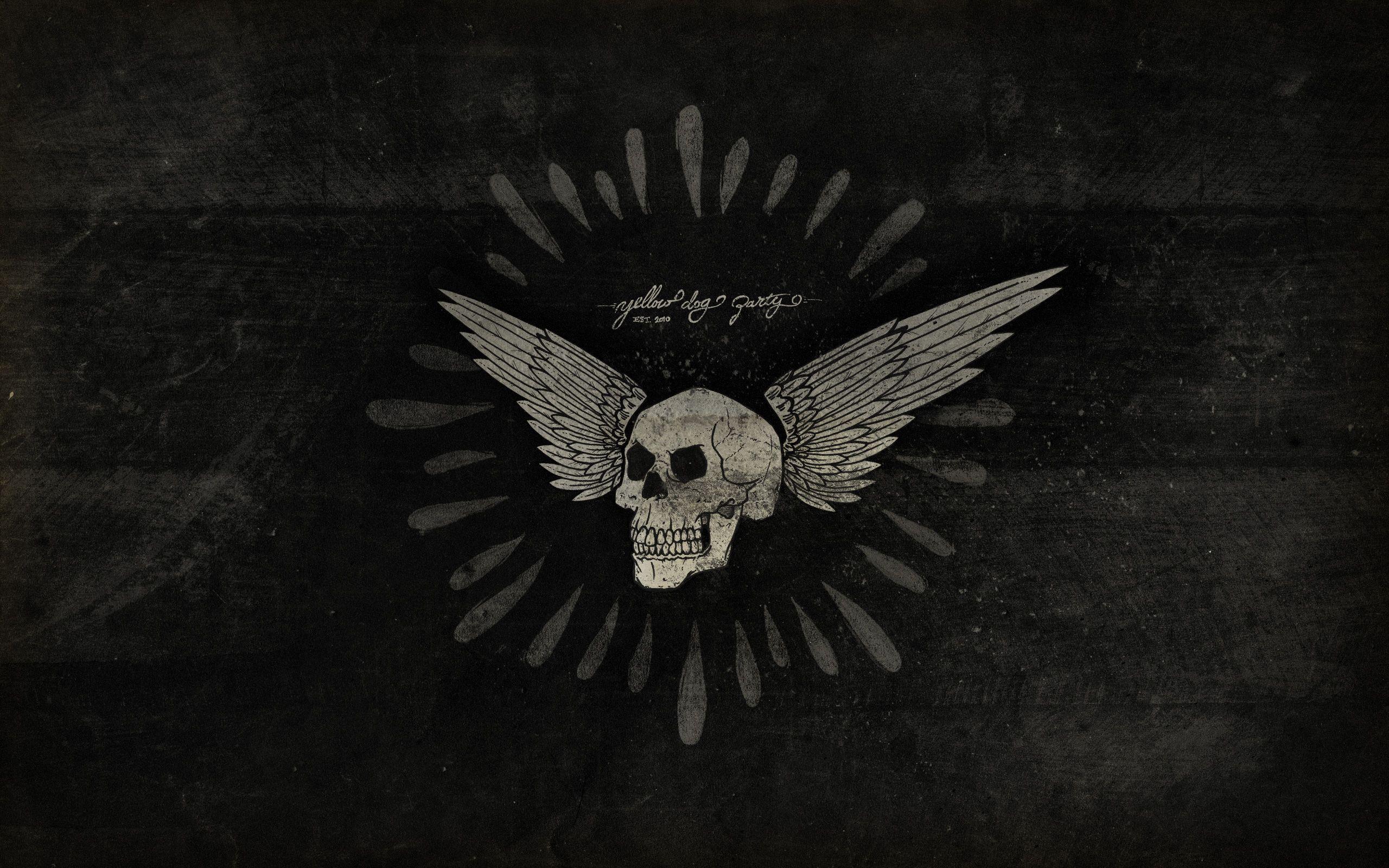 Skull with Wings Wallpapers - Top Free Skull with Wings Backgrounds ...