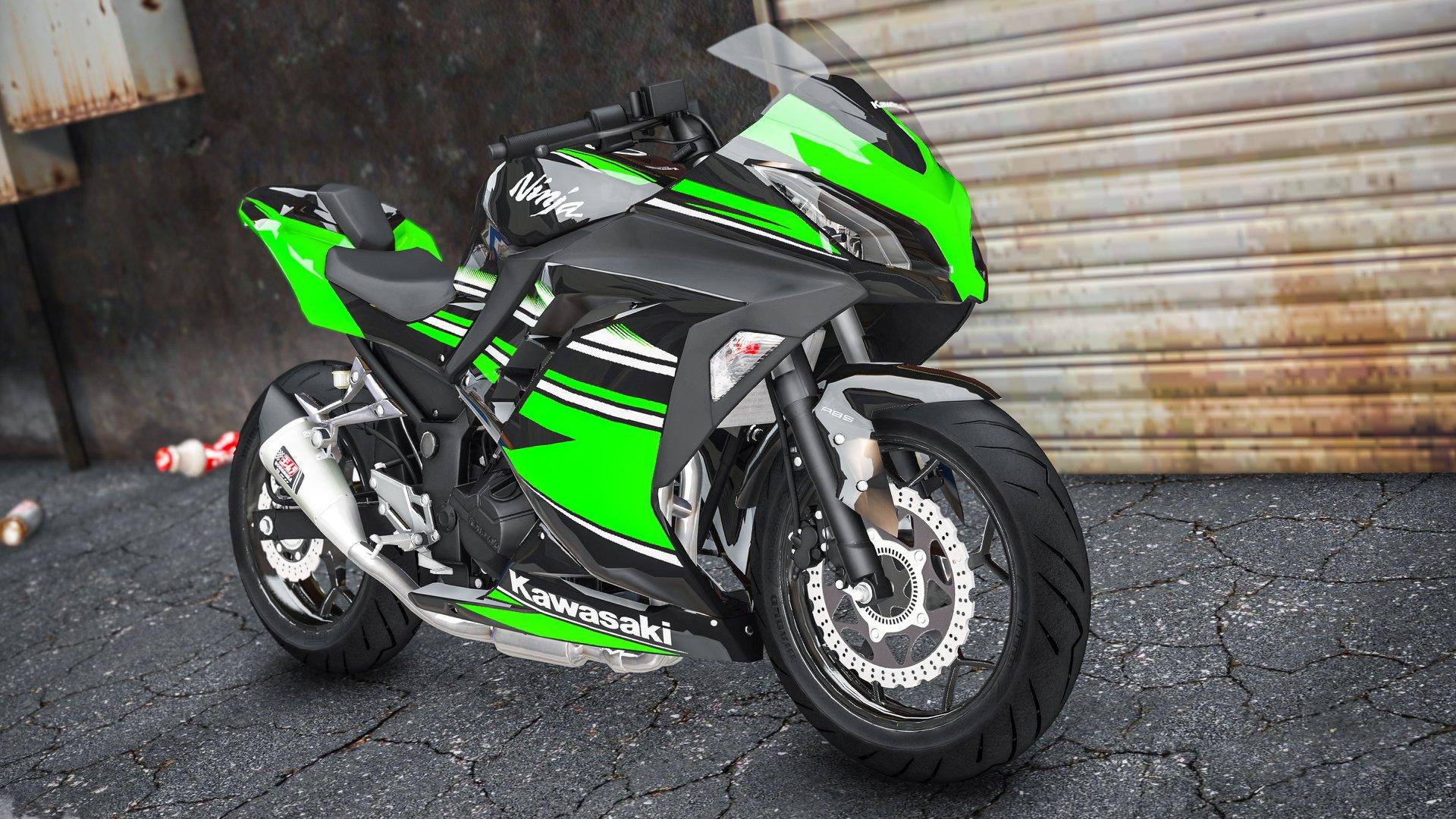 Ninja 300 Black Wallpapers - Top Free Ninja 300 Black Backgrounds ...