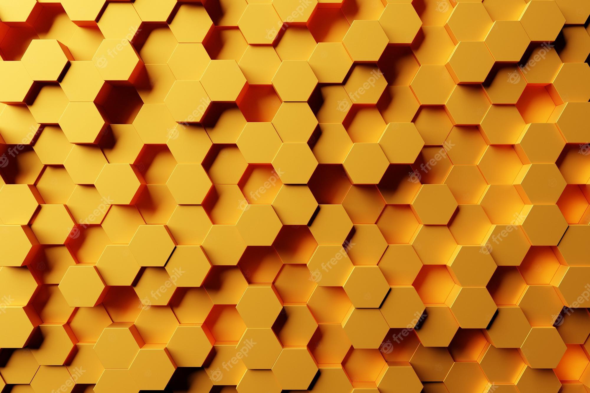 Yellow Honeycomb Wallpapers - Top Free Yellow Honeycomb Backgrounds - WallpaperAccess