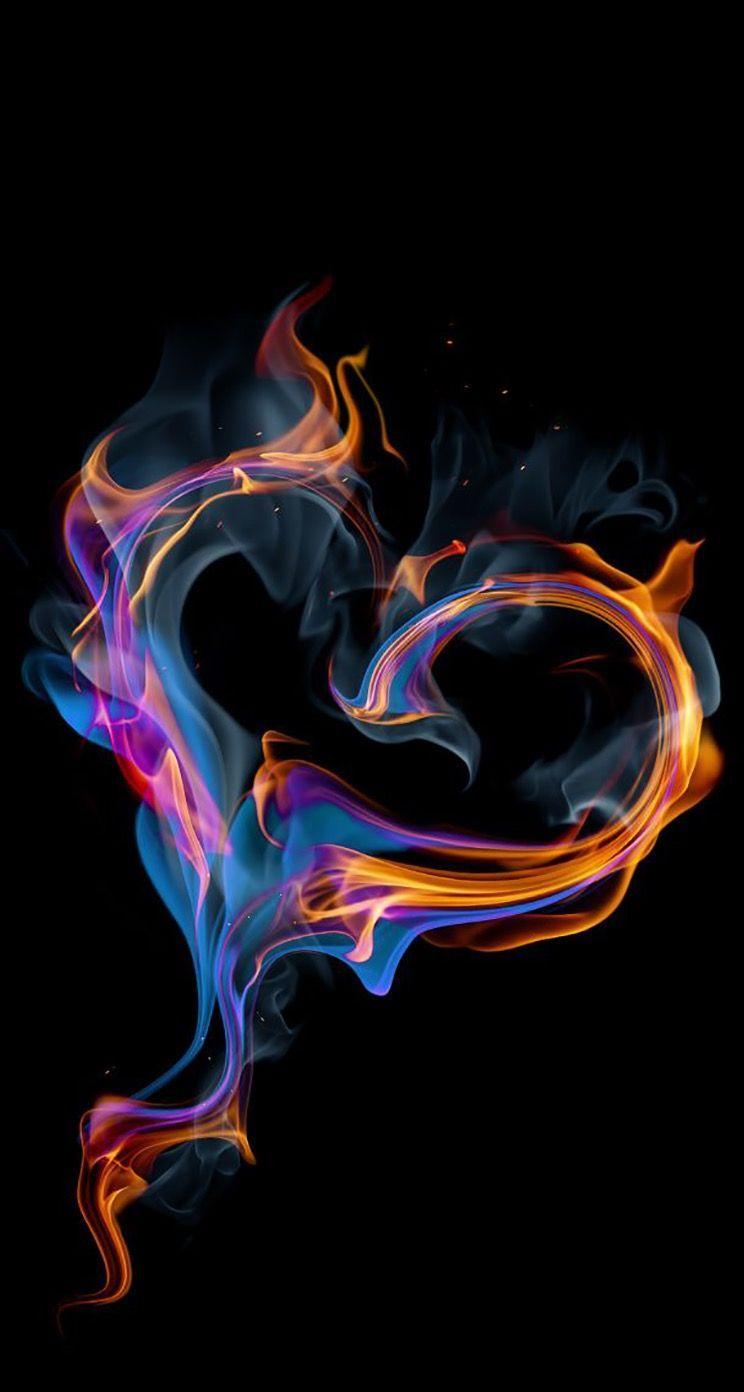 Fire Heart Wallpapers - Top Free Fire Heart Backgrounds - WallpaperAccess