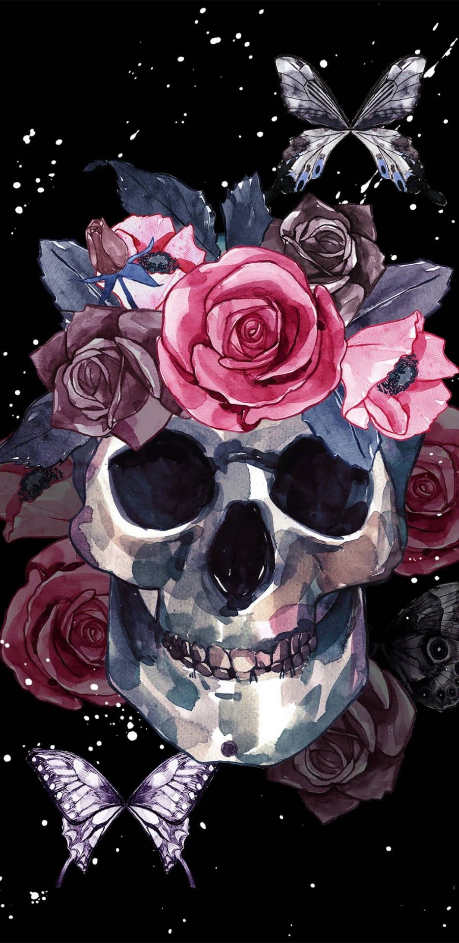 Skull Rose Wallpapers - Top Free Skull Rose Backgrounds - WallpaperAccess