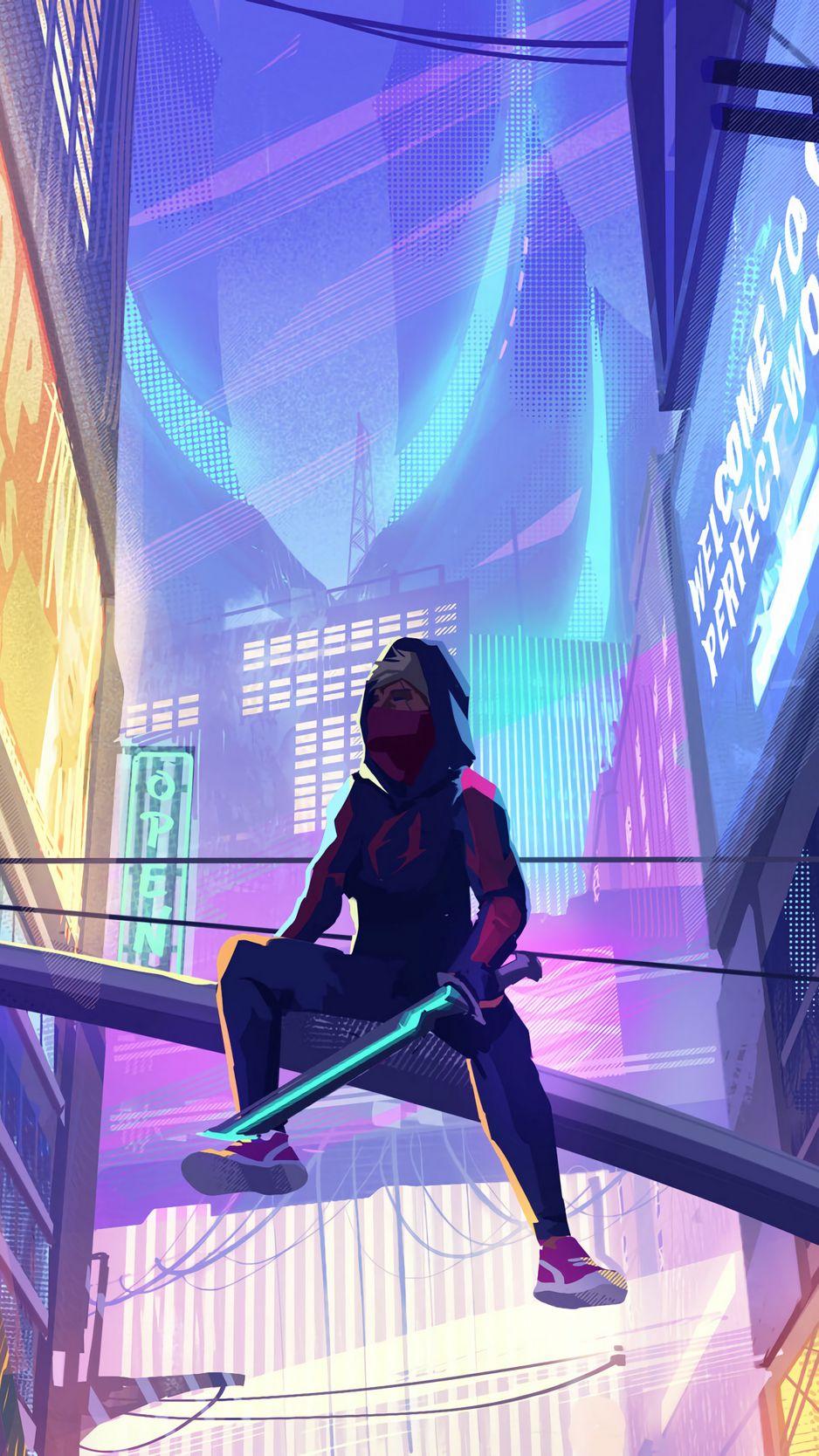 Ninja Cyberpunk Wallpapers - Top Free Ninja Cyberpunk Backgrounds ...