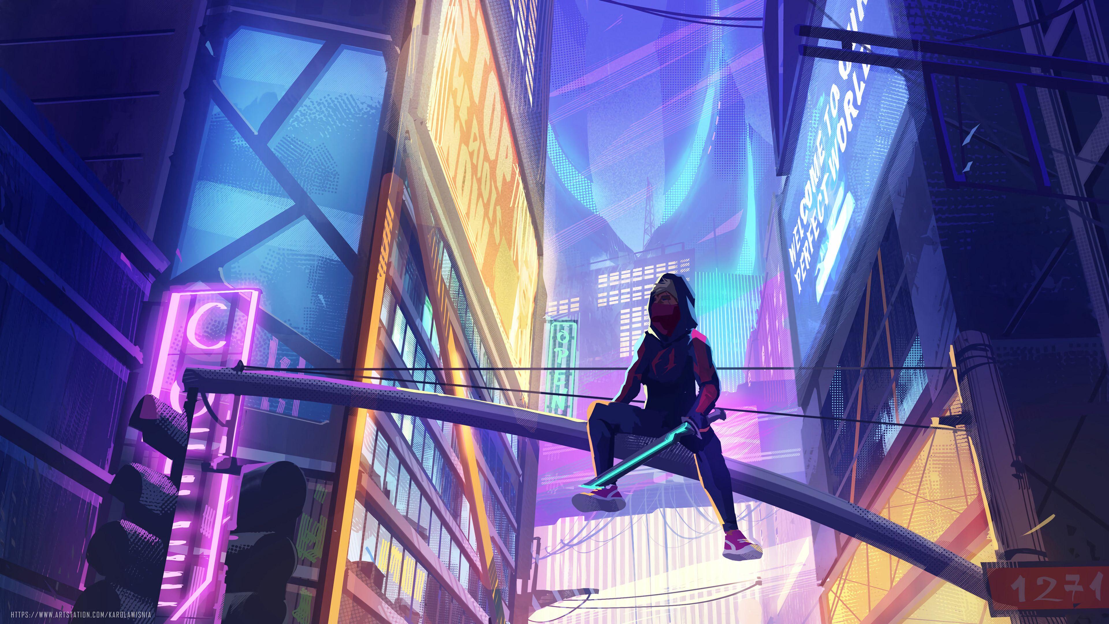 Ninja Cyberpunk Wallpapers - Top Free Ninja Cyberpunk Backgrounds ...