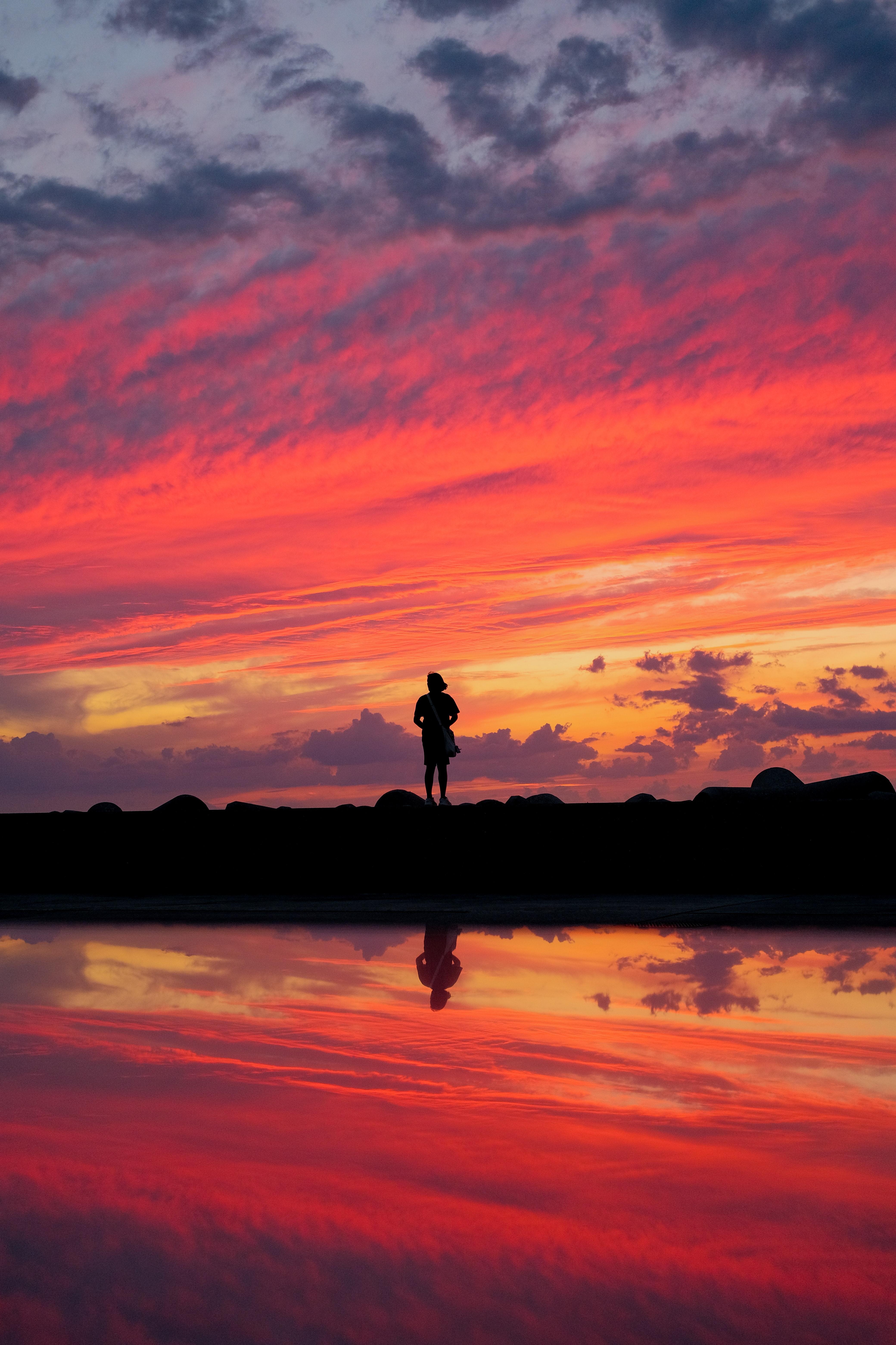 Alone Sunset Wallpapers - Top Free Alone Sunset Backgrounds ...
