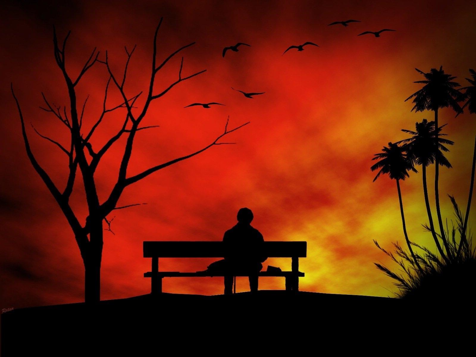 Alone Sunset Wallpapers - Top Free Alone Sunset Backgrounds ...
