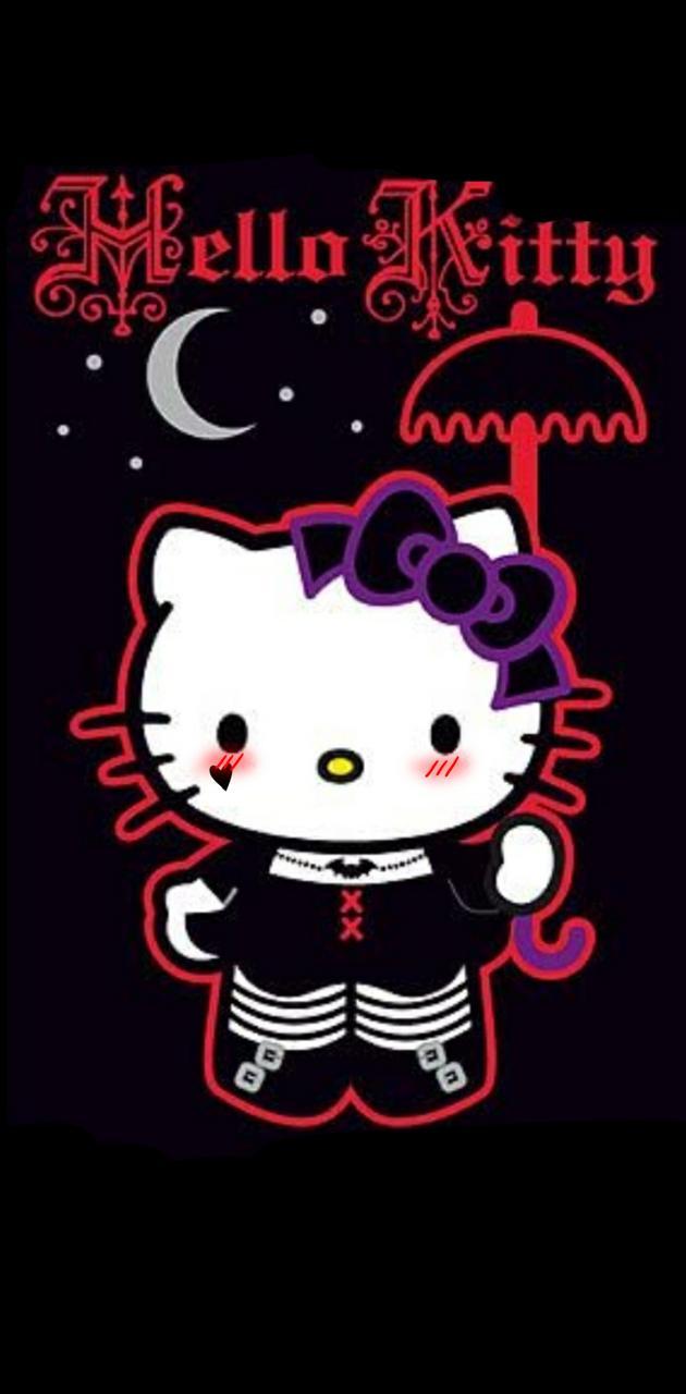 Goth Hello Kitty Wallpapers - Top Free Goth Hello Kitty Backgrounds ...