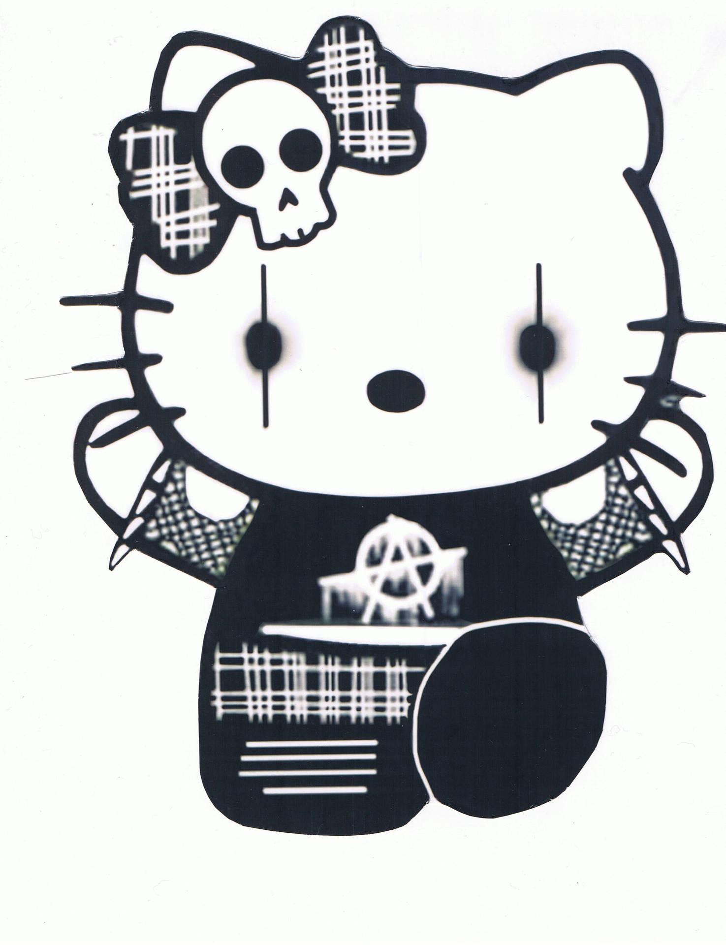 Goth Hello Kitty Wallpapers - Top Free Goth Hello Kitty Backgrounds ...