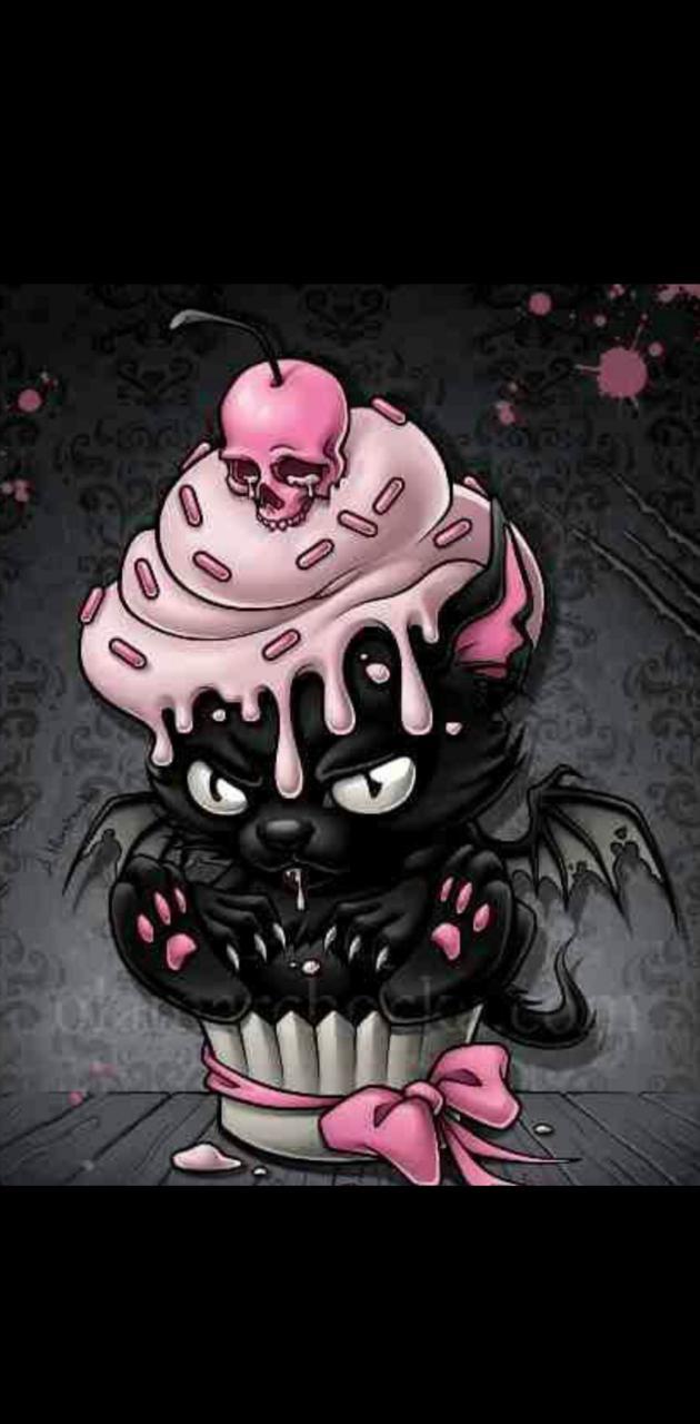 Goth Hello Kitty Wallpapers - Top Free Goth Hello Kitty Backgrounds ...