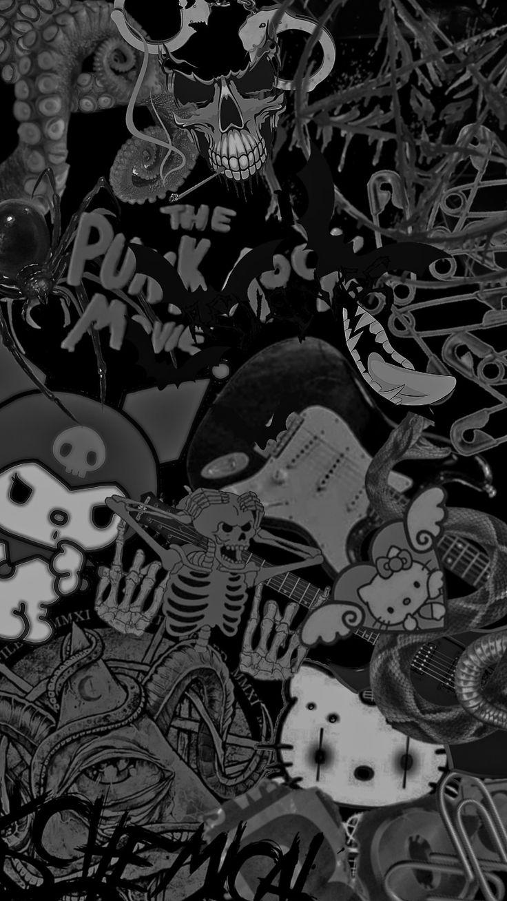 Goth Hello Kitty Wallpapers - Top Free Goth Hello Kitty Backgrounds ...