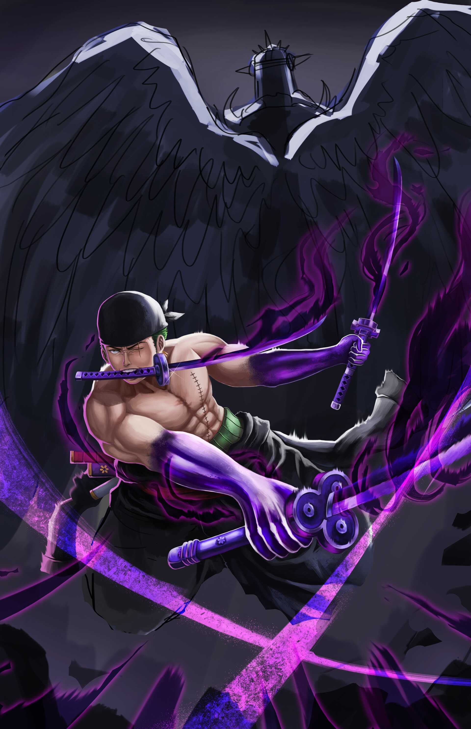 Zoro King of Hell Wallpapers - Top Free Zoro King of Hell Backgrounds - WallpaperAccess