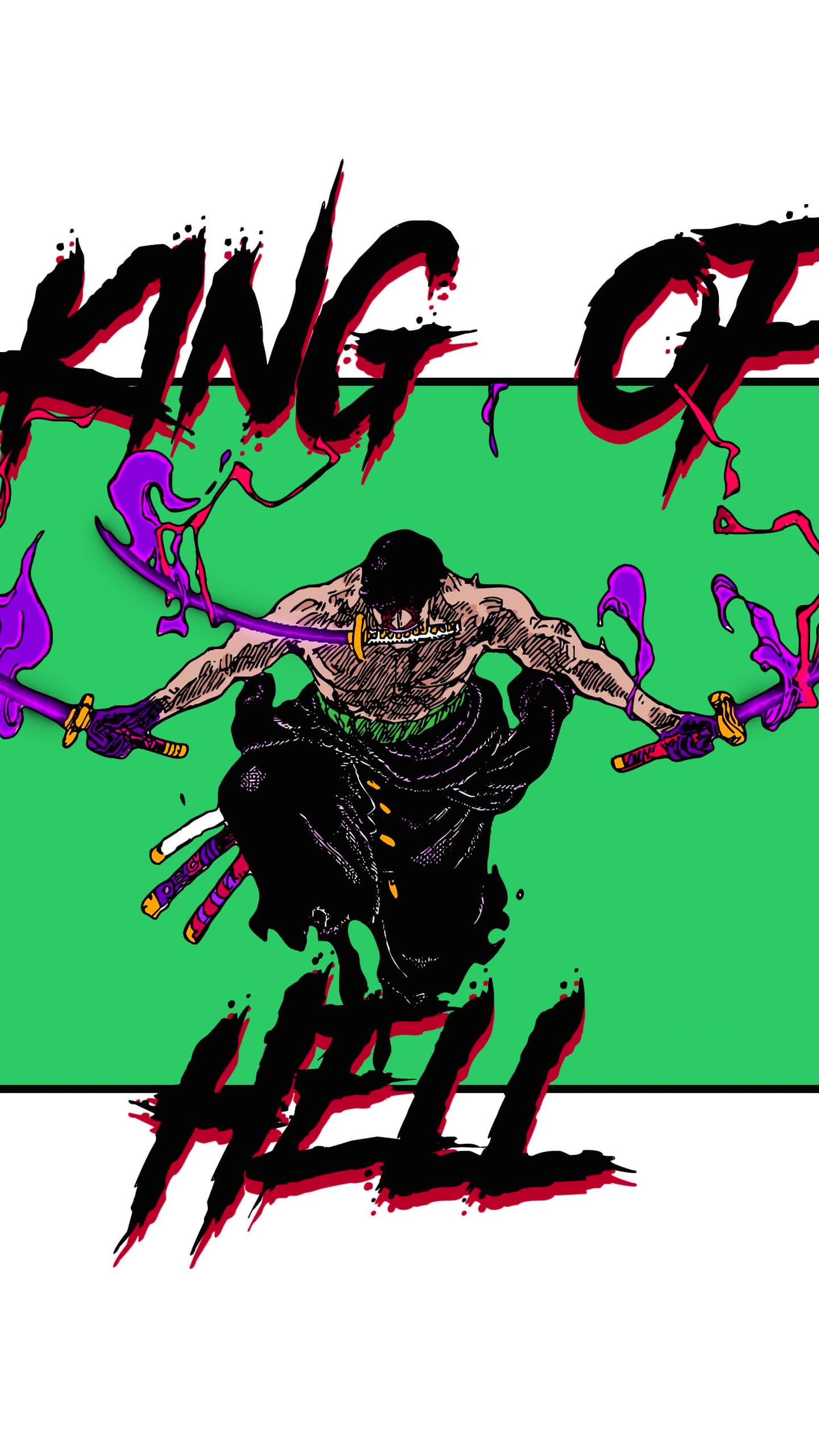 Zoro King of Hell Wallpapers - Top Free Zoro King of Hell Backgrounds - WallpaperAccess