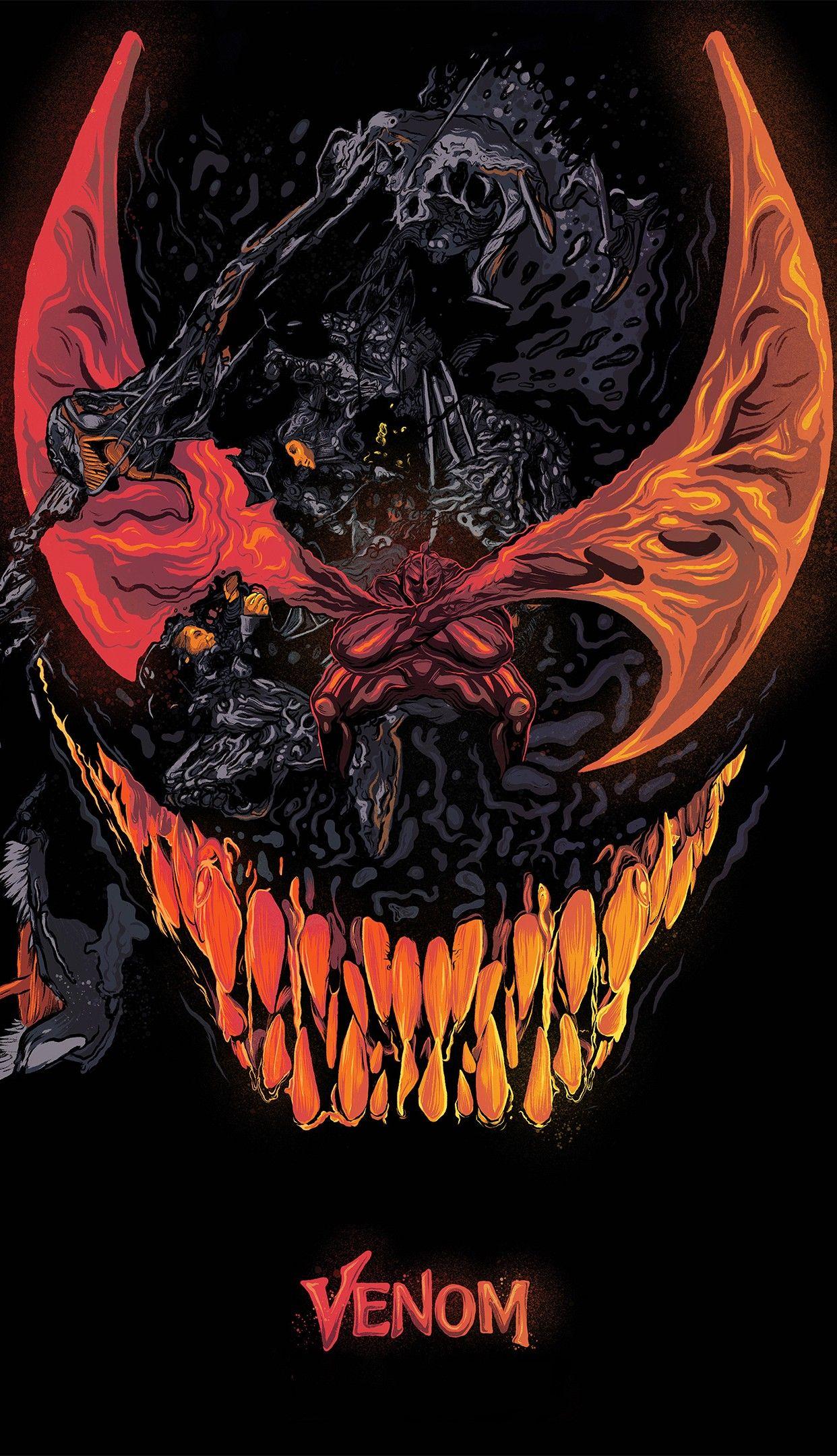 Red Venom iPhone Wallpapers - Top Free Red Venom iPhone Backgrounds ...