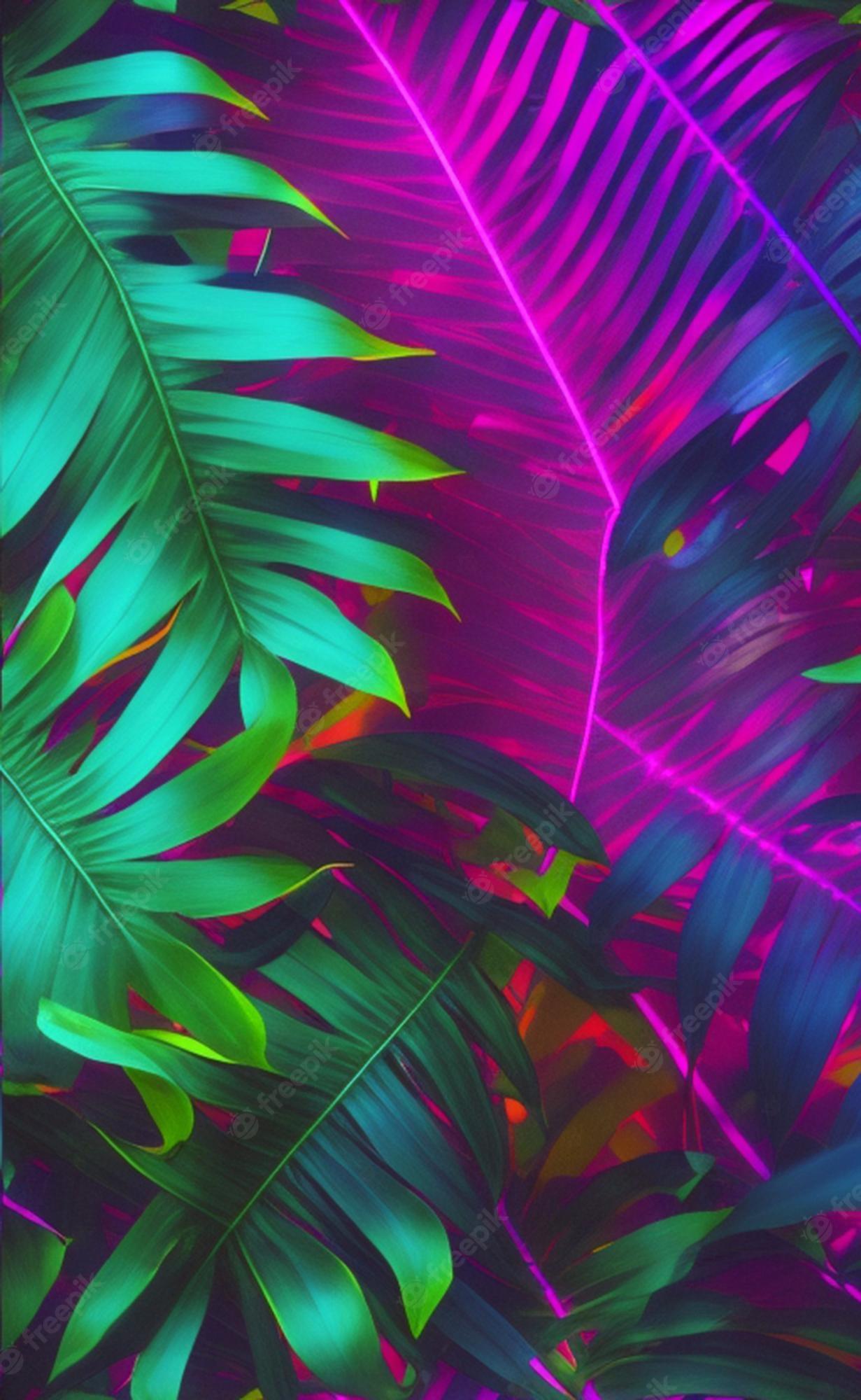 Tropical Neon Wallpapers - Top Free Tropical Neon Backgrounds ...