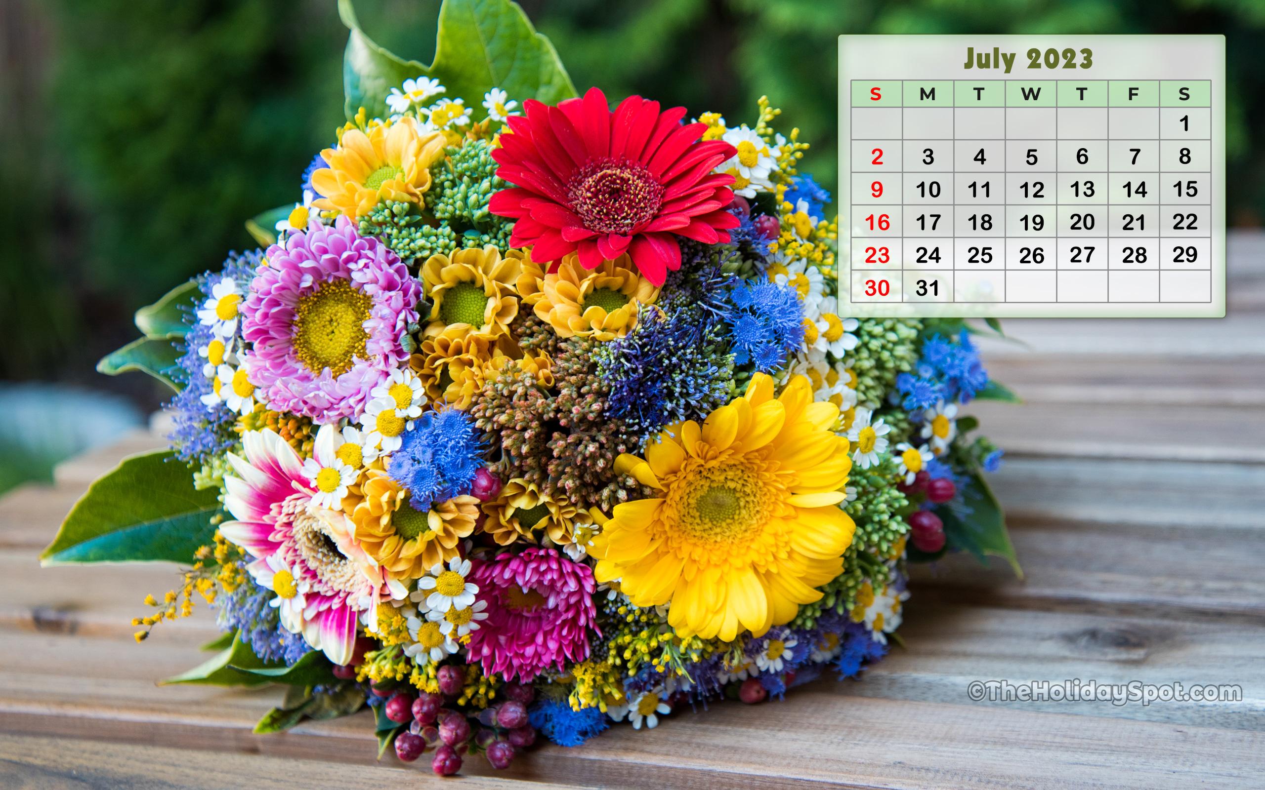 July 2023 Calendar Wallpapers - Top Free July 2023 Calendar Backgrounds ...