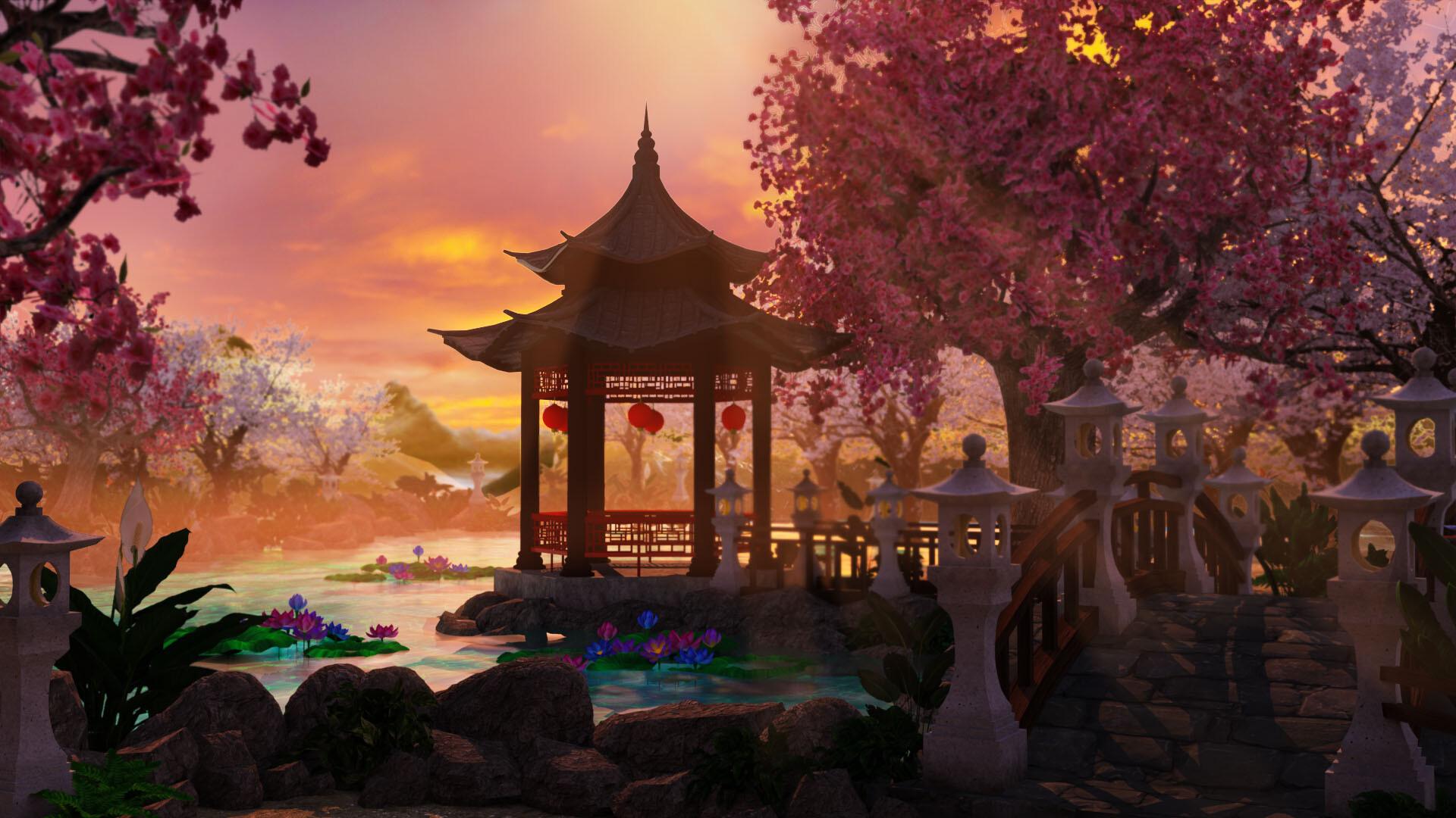 Fantasy Garden Wallpapers - Top Free Fantasy Garden Backgrounds - WallpaperAccess