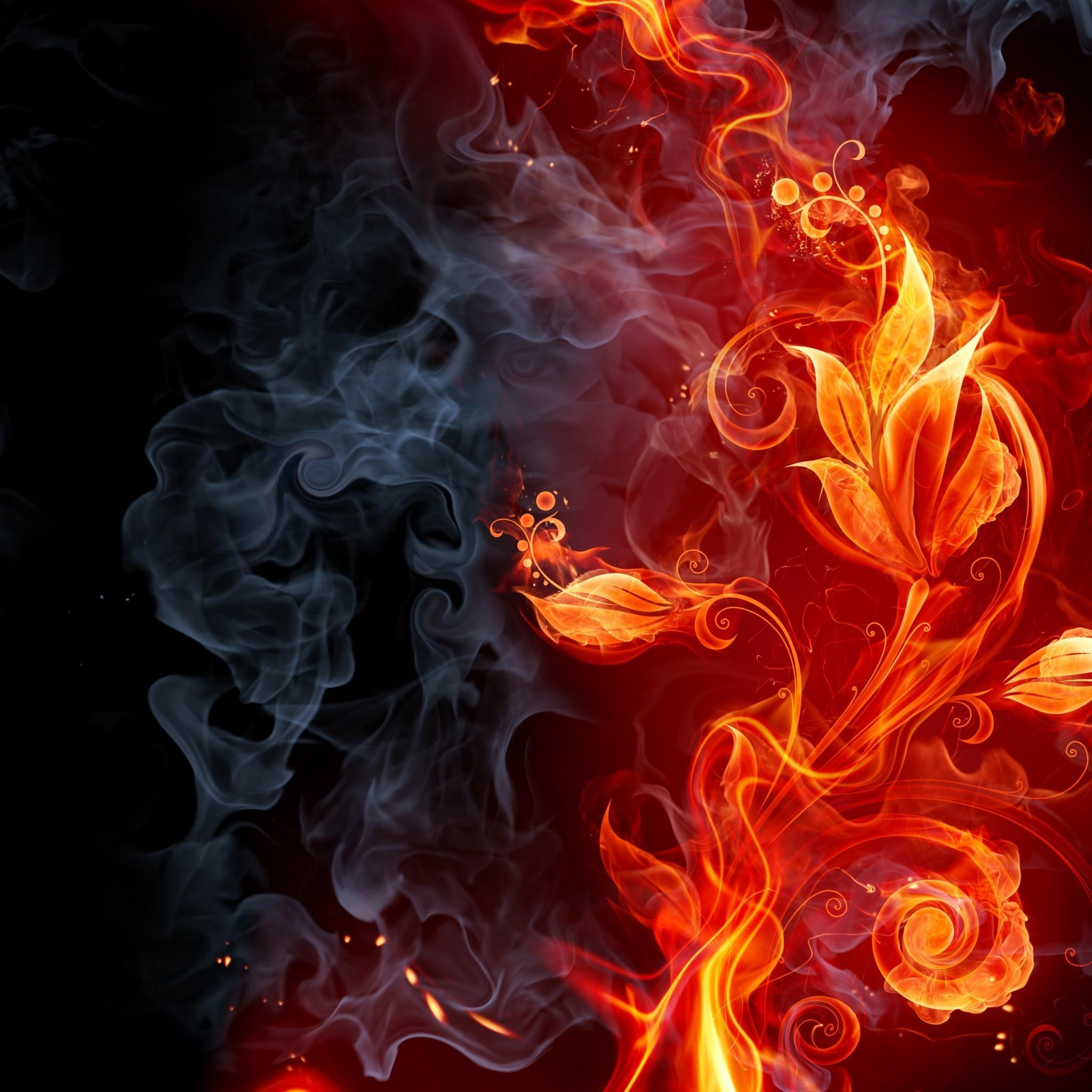 Fire Flower Wallpapers - Top Free Fire Flower Backgrounds - WallpaperAccess