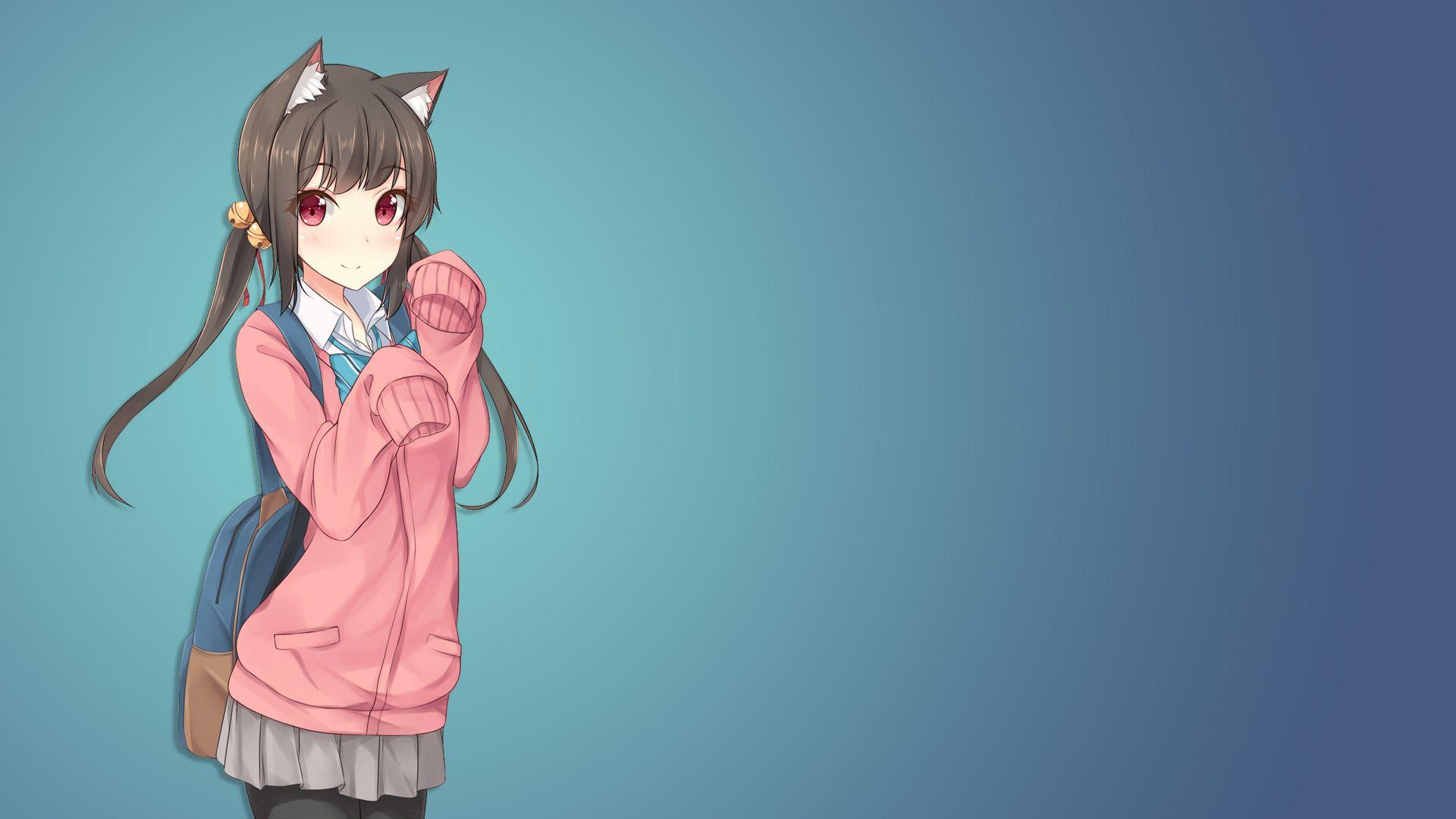 Anime Cat Girl Wallpapers - Top Free Anime Cat Girl Backgrounds ...