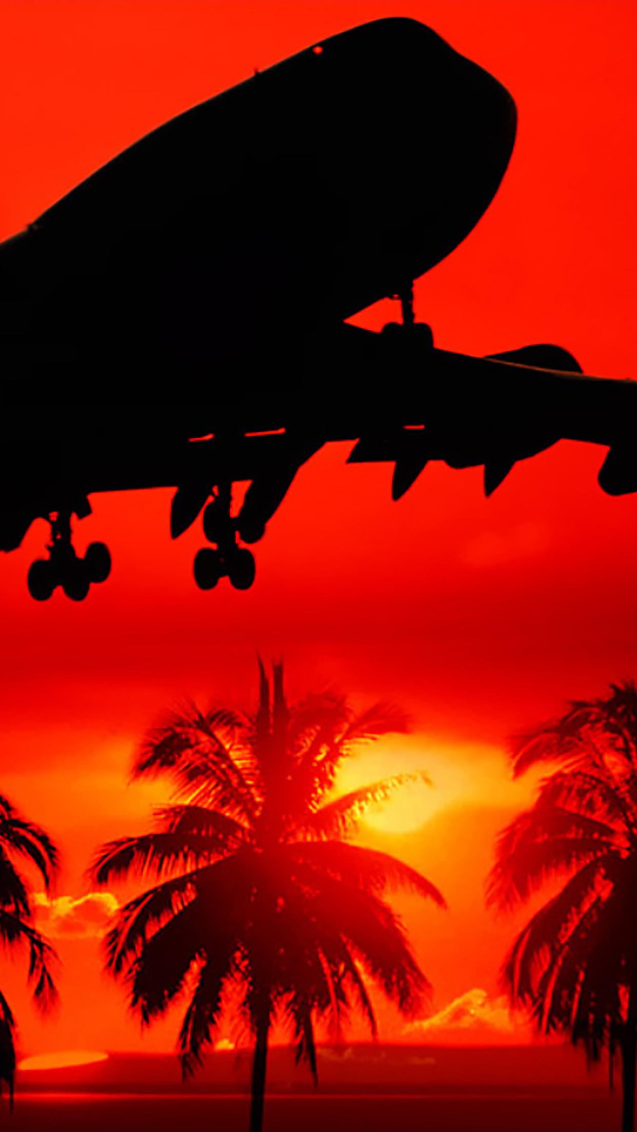 Airplane Night Wallpapers - Top Free Airplane Night Backgrounds ...