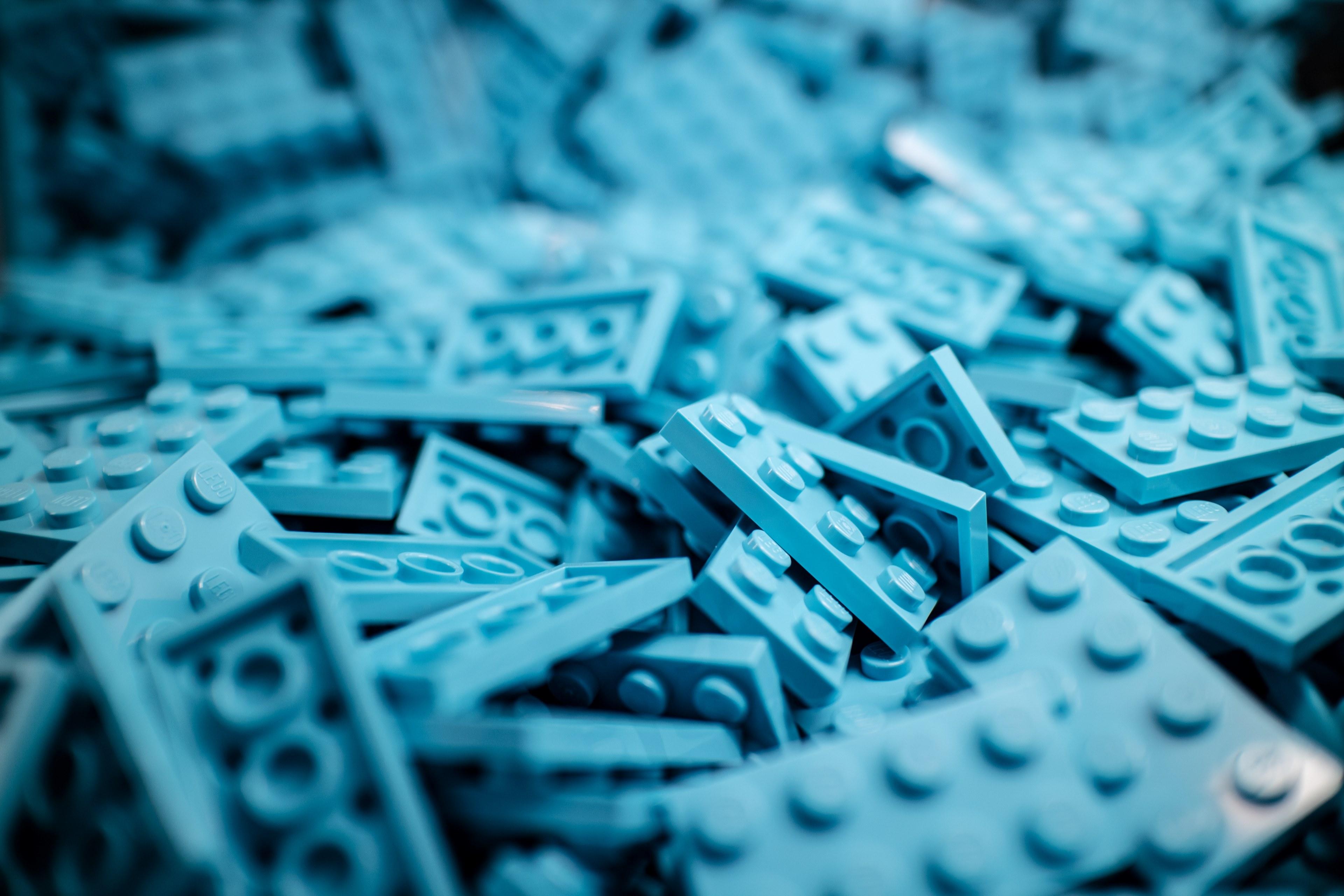 Blue Lego Wallpapers - Top Free Blue Lego Backgrounds - WallpaperAccess