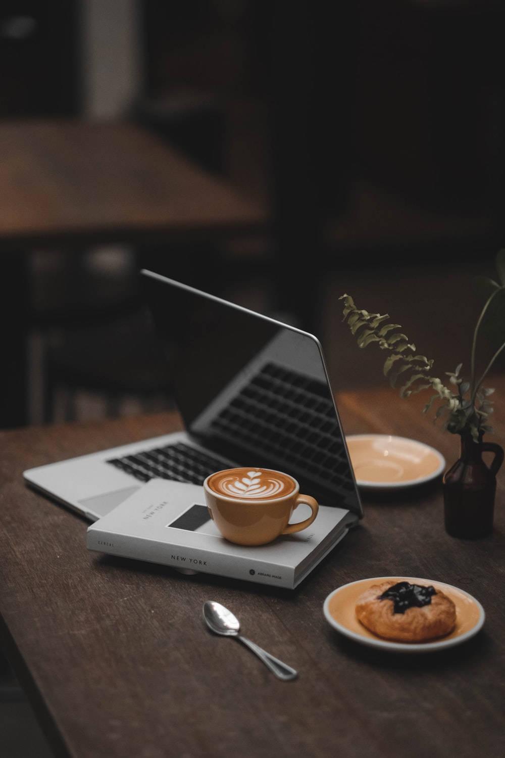 Laptop With Coffee Wallpapers - Top Free Laptop With Coffee Backgrounds ...
