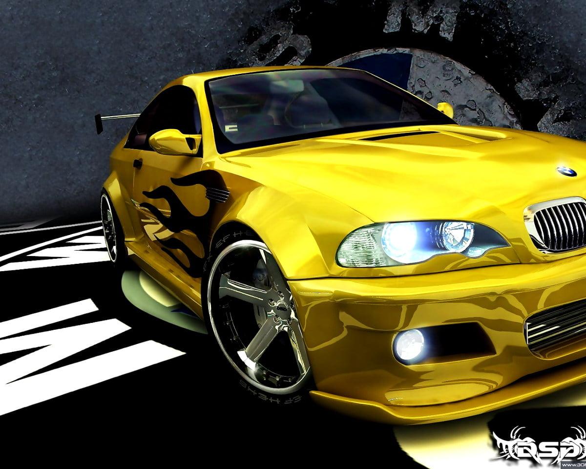 Yellow BMW Wallpapers - Top Free Yellow BMW Backgrounds - WallpaperAccess