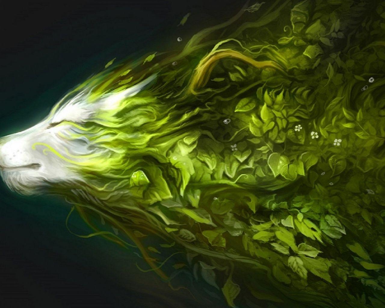 Magic Wolf Wallpapers - Top Free Magic Wolf Backgrounds - WallpaperAccess