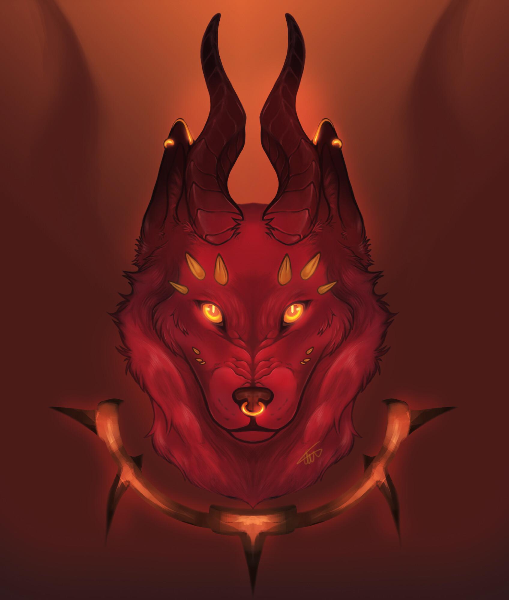 Devil Wolf Wallpapers - Top Free Devil Wolf Backgrounds - WallpaperAccess