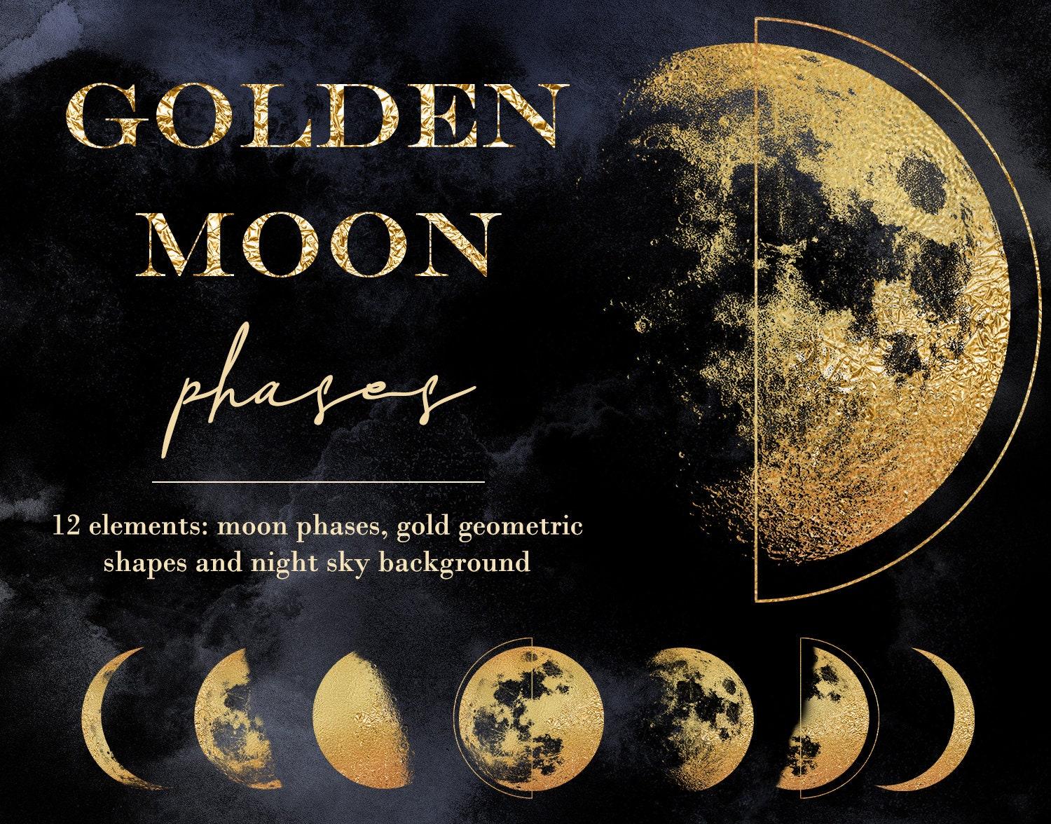 Gold Moon Wallpapers - Top Free Gold Moon Backgrounds - WallpaperAccess