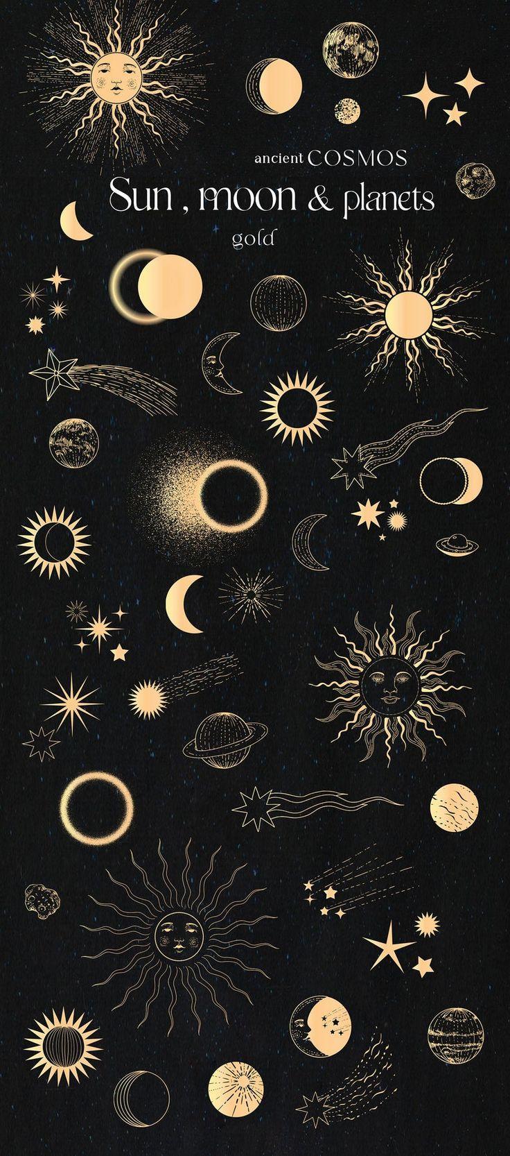 Gold Moon Wallpapers - Top Free Gold Moon Backgrounds - WallpaperAccess