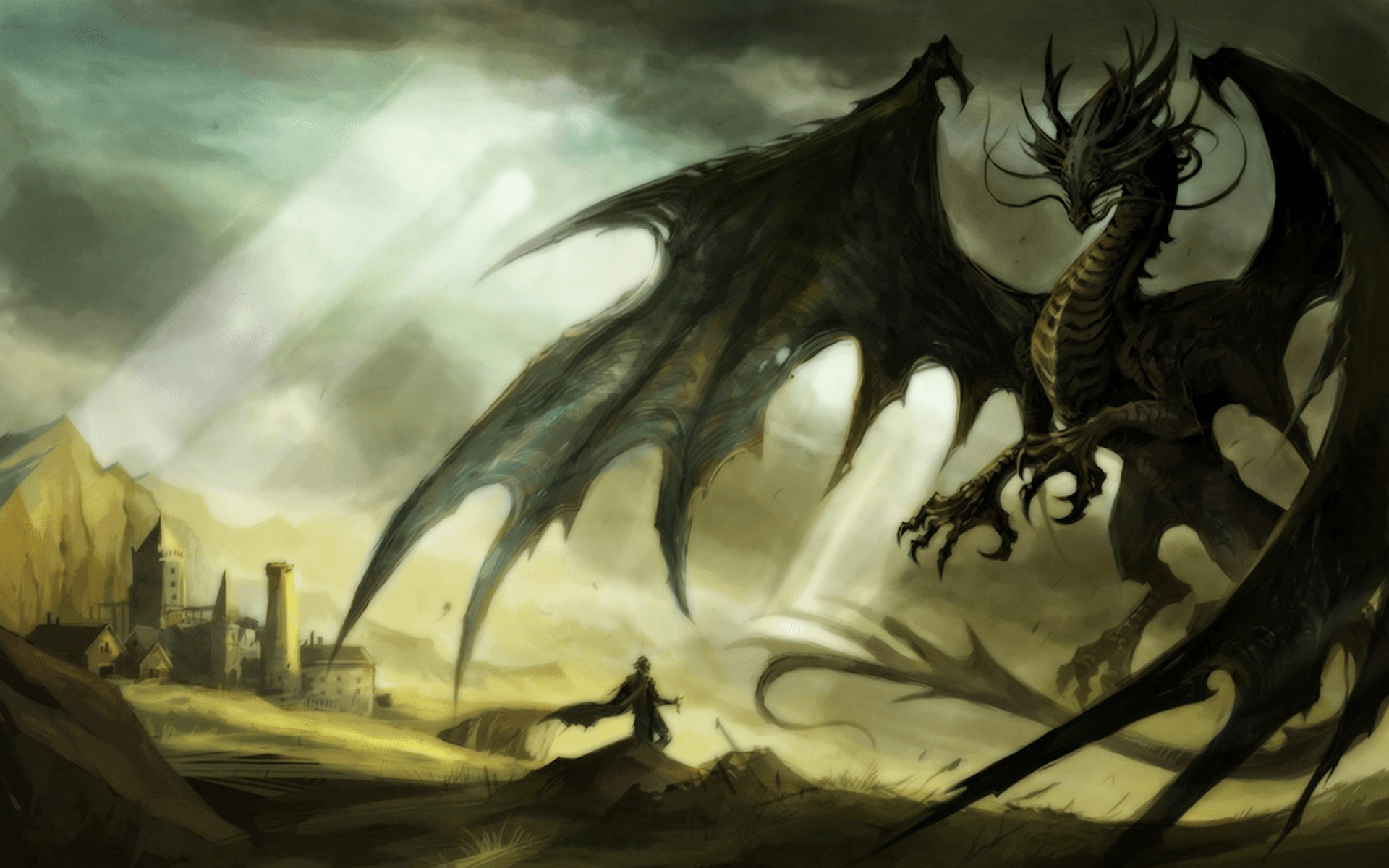 Fantasy Dragon Wallpapers - Top Free Fantasy Dragon Backgrounds ...