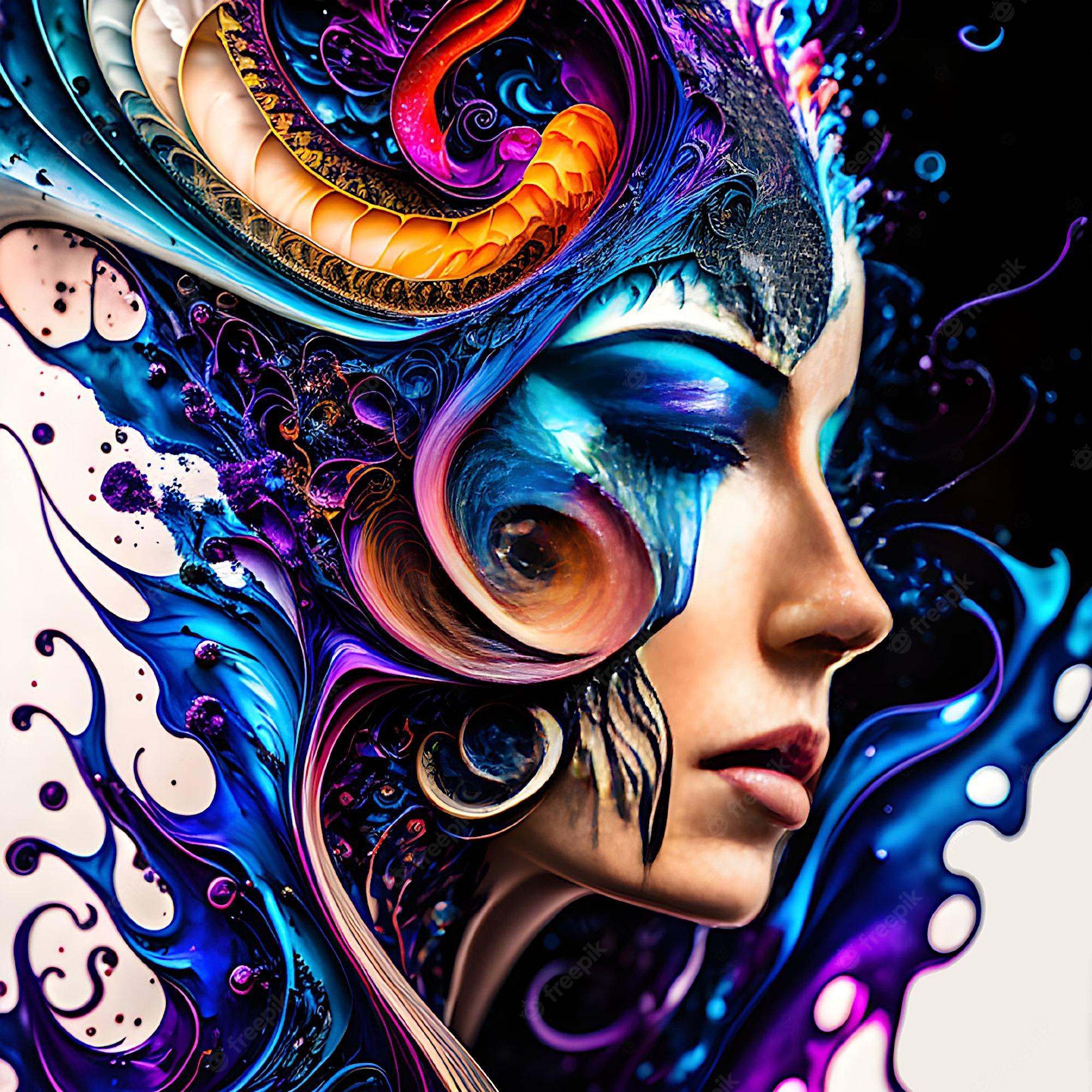 Colorful Face Wallpapers - Top Free Colorful Face Backgrounds ...