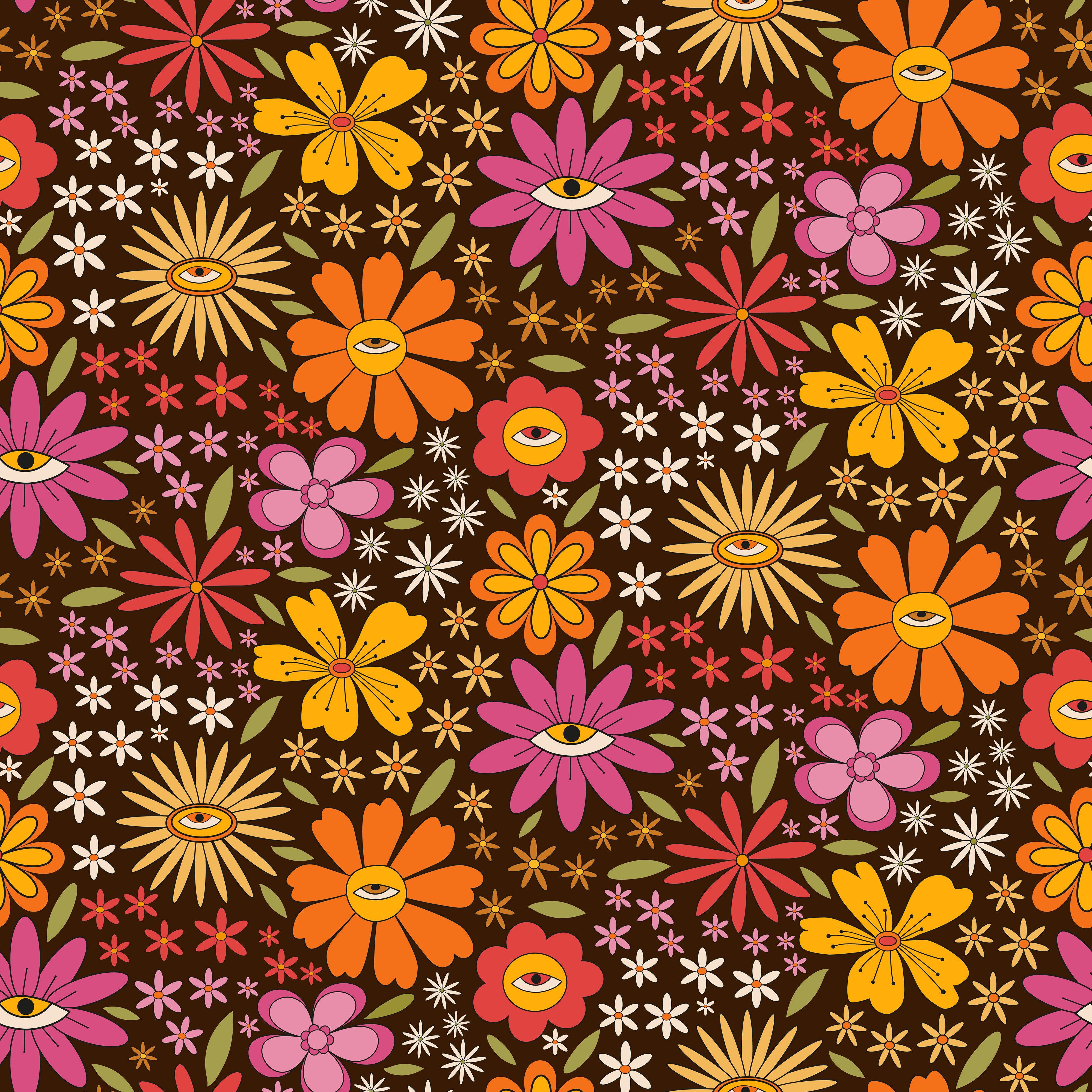 Groovy Flowers Wallpapers - Top Free Groovy Flowers Backgrounds ...