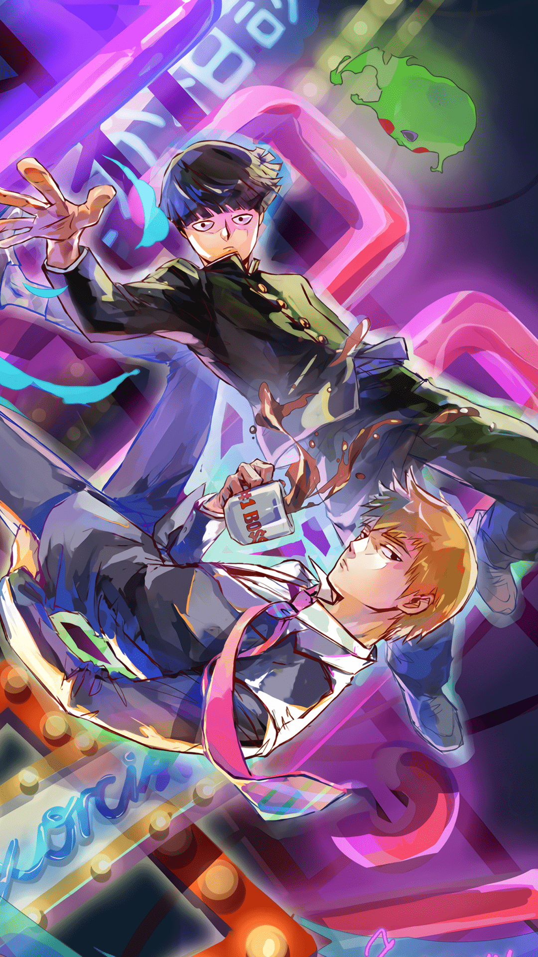 Mob Psycho 100 iPhone Wallpapers - Top Free Mob Psycho 100 iPhone ...