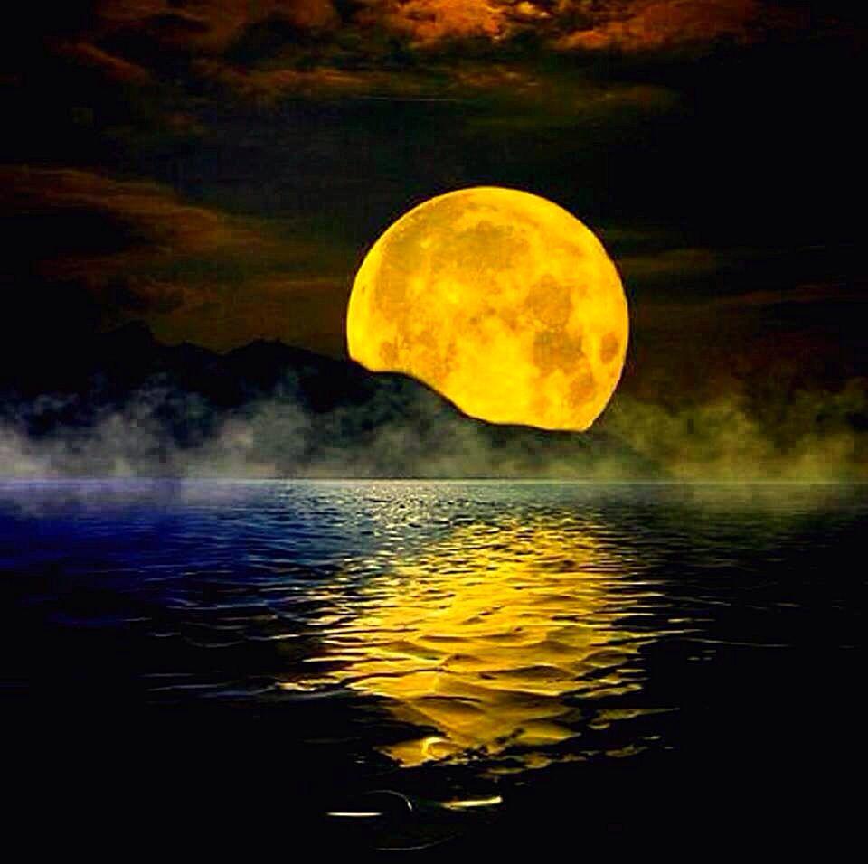 Golden Moon Wallpapers - Top Free Golden Moon Backgrounds - WallpaperAccess