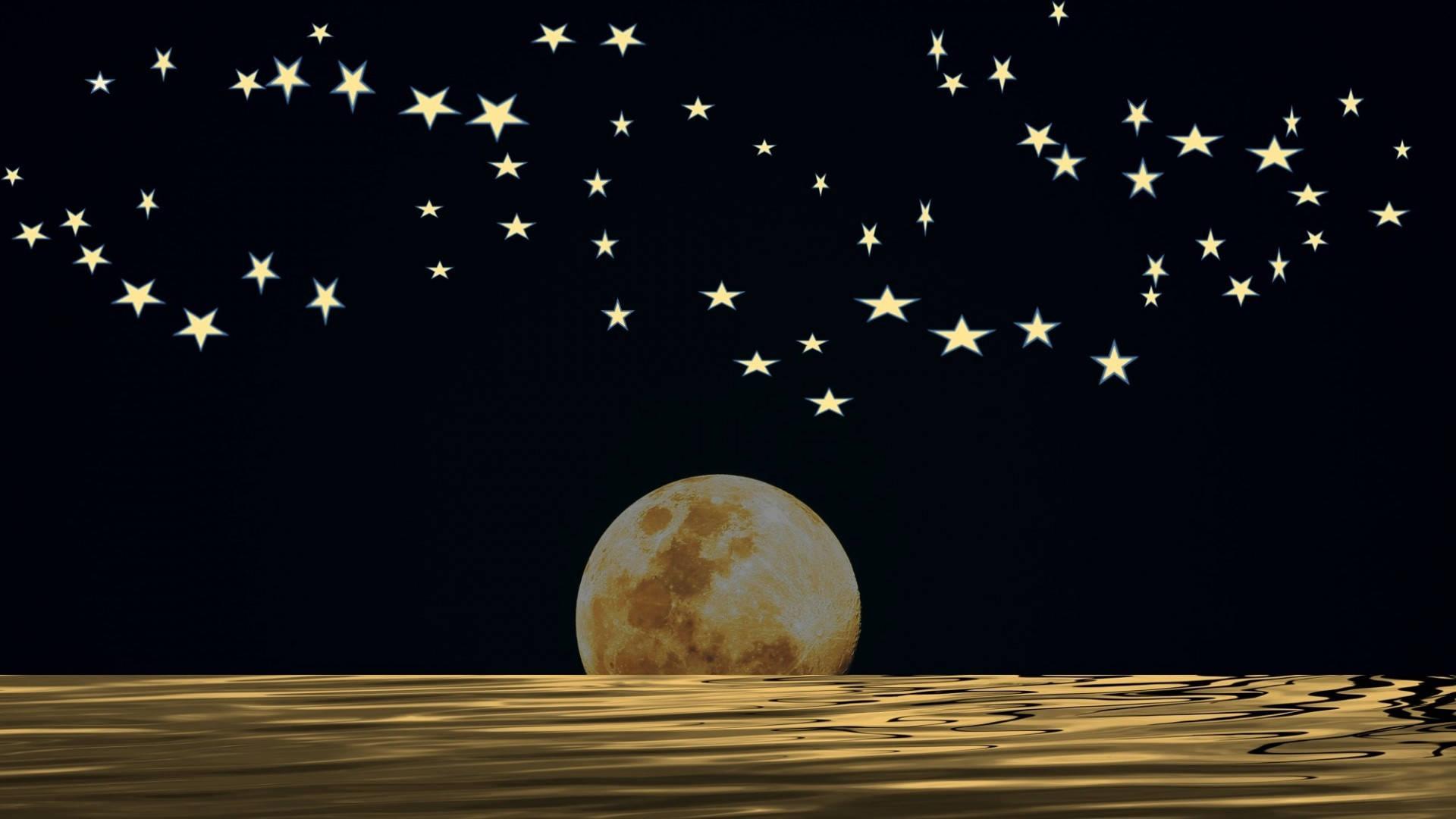 Golden Moon Wallpapers - Top Free Golden Moon Backgrounds - WallpaperAccess