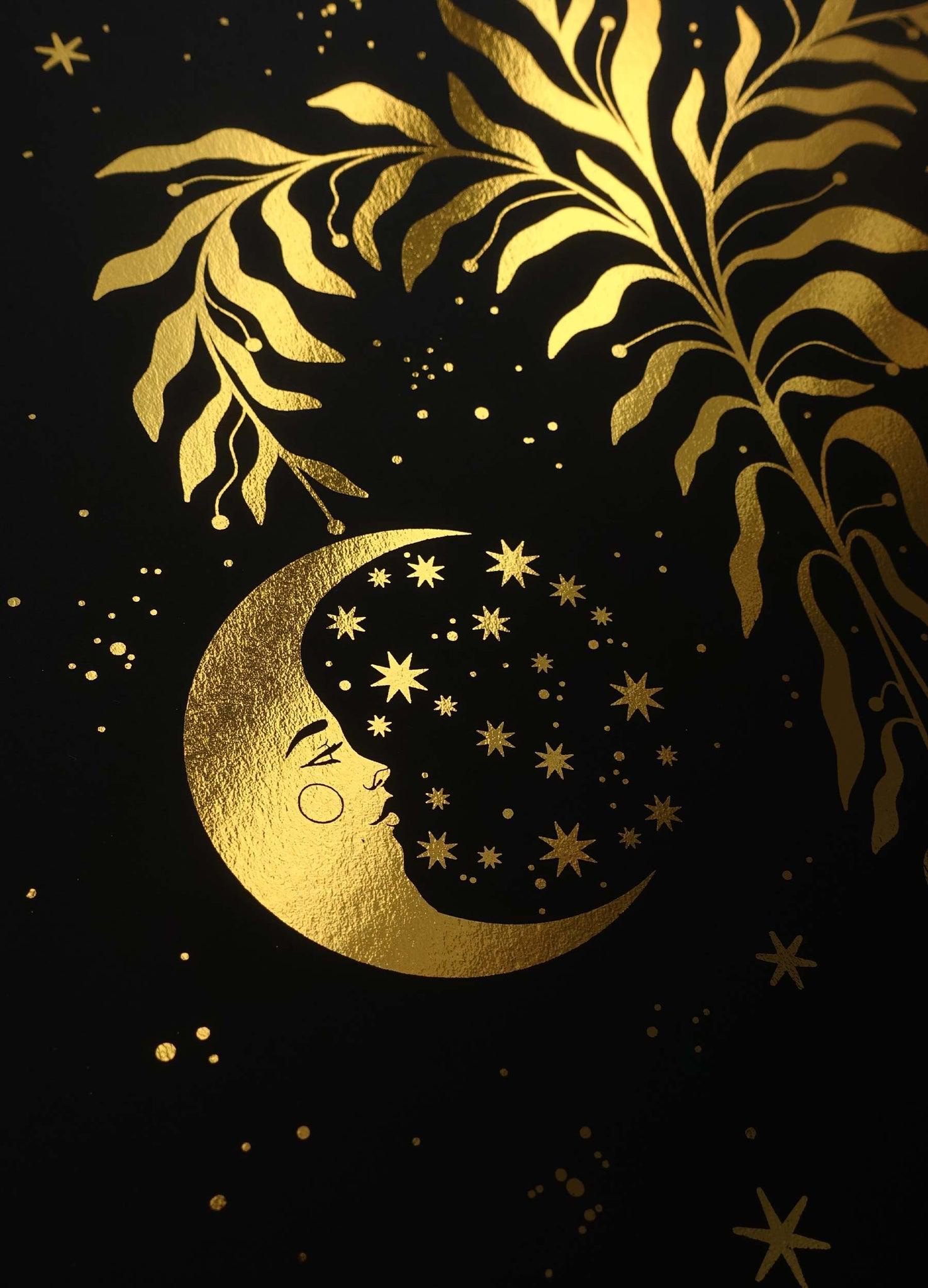 Golden Moon Wallpapers - Top Free Golden Moon Backgrounds - WallpaperAccess