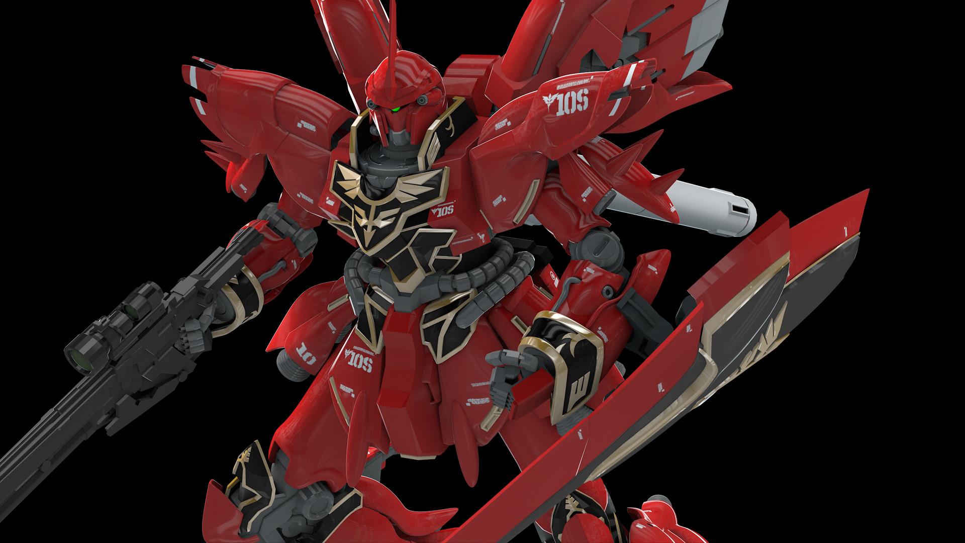 MSN-06S Sinanju Wallpapers - Top Free MSN-06S Sinanju Backgrounds - WallpaperAccess