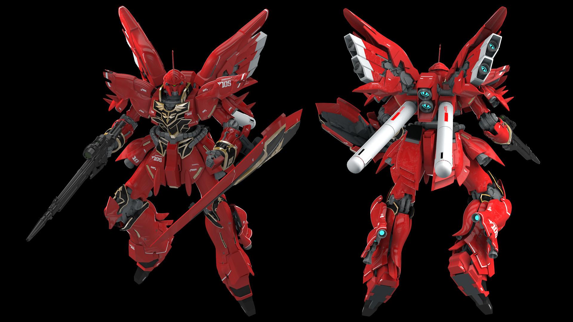 MSN-06S Sinanju Wallpapers - Top Free MSN-06S Sinanju Backgrounds ...