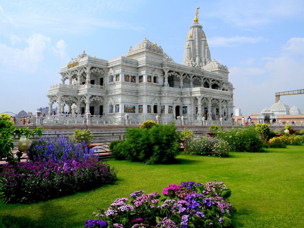 Prem Mandir Vrindavan Wallpapers - Top Free Prem Mandir Vrindavan Backgrounds - WallpaperAccess