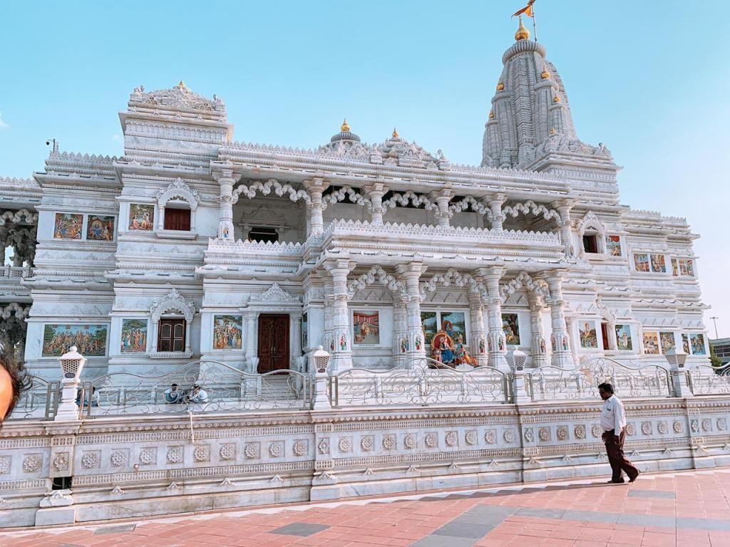 Prem Mandir Vrindavan Wallpapers - Top Free Prem Mandir Vrindavan Backgrounds - WallpaperAccess
