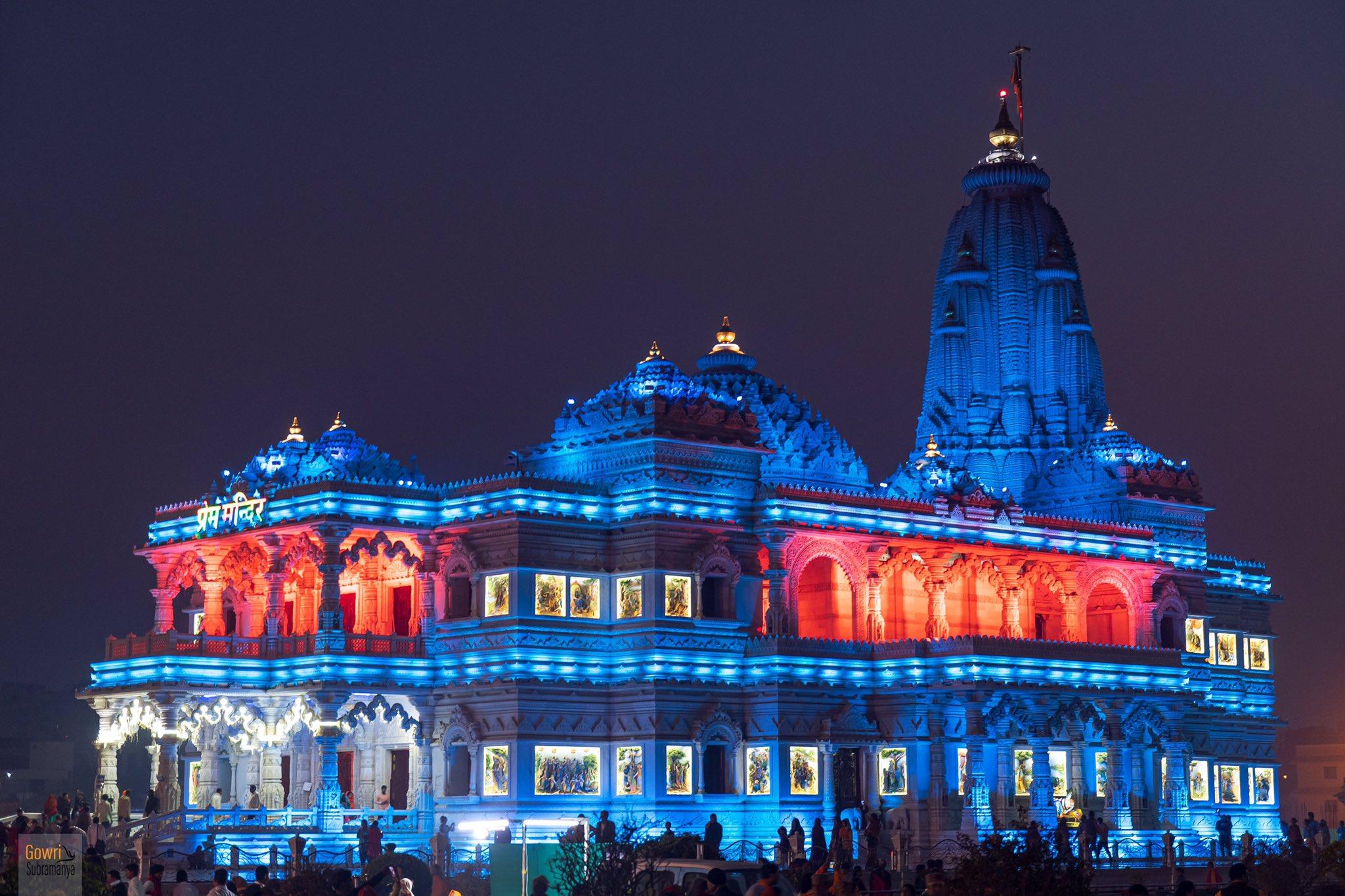 Prem Mandir Vrindavan Wallpapers - Top Free Prem Mandir Vrindavan ...