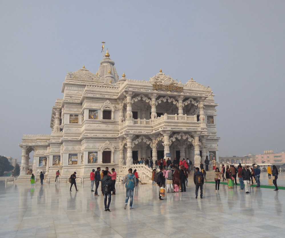 Prem Mandir Vrindavan Wallpapers - Top Free Prem Mandir Vrindavan Backgrounds - WallpaperAccess