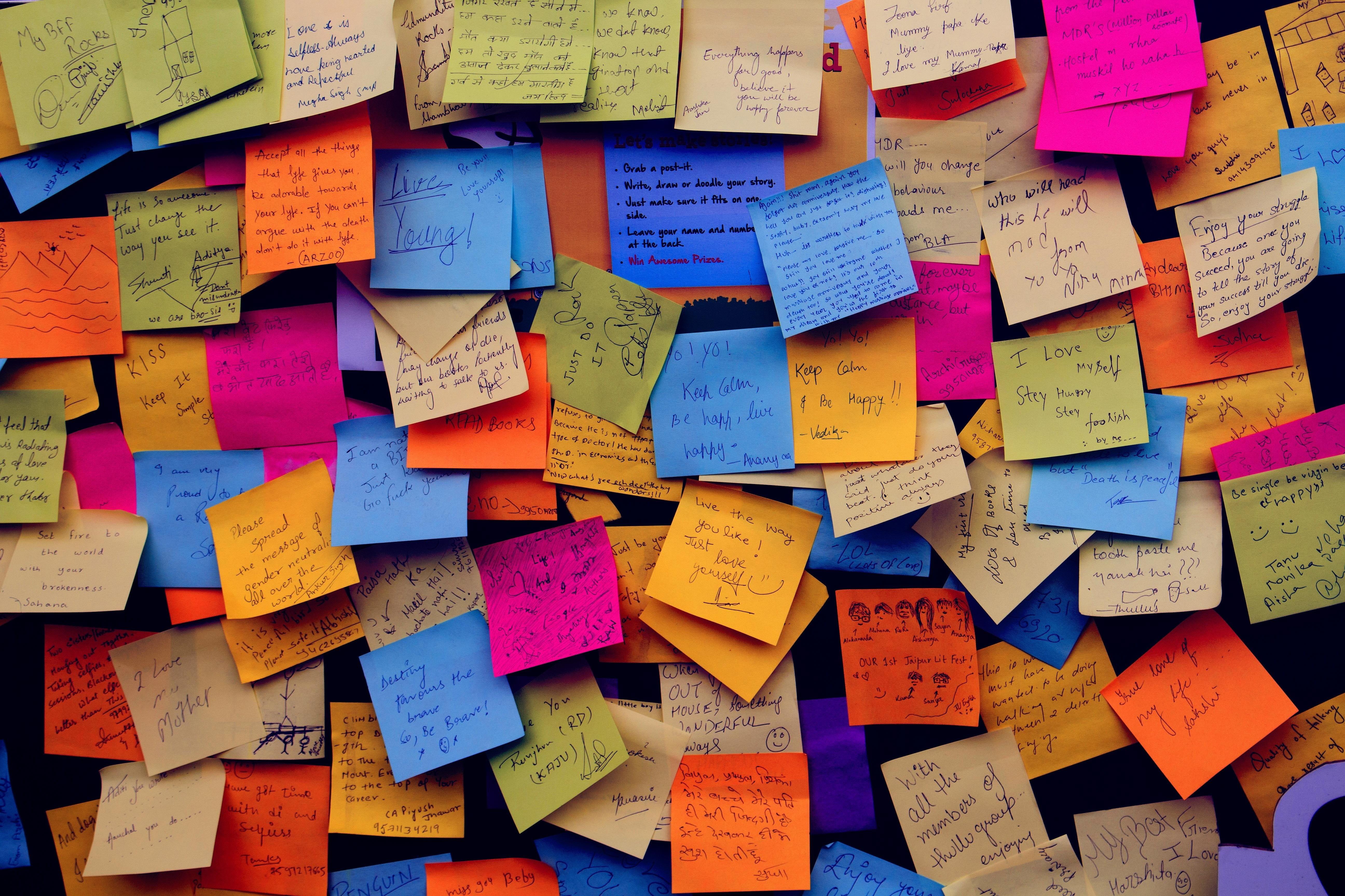Sticky Note Wallpapers - Top Free Sticky Note Backgrounds - WallpaperAccess