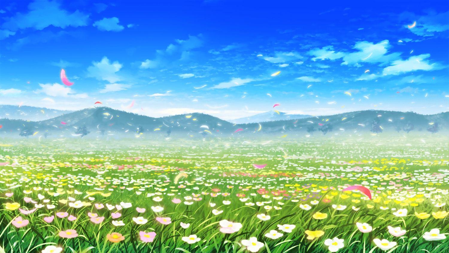Anime Grass Wallpapers - Top Free Anime Grass Backgrounds - WallpaperAccess