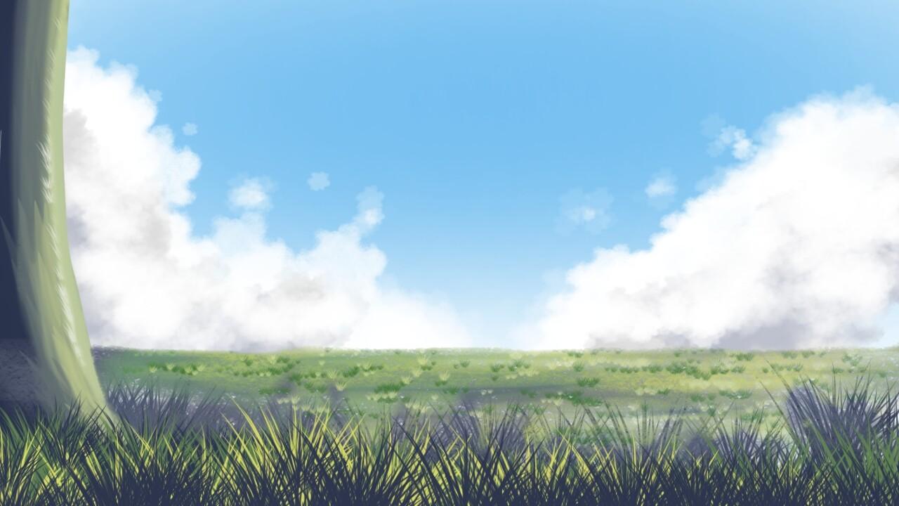 Anime Grass Wallpapers - Top Free Anime Grass Backgrounds - WallpaperAccess