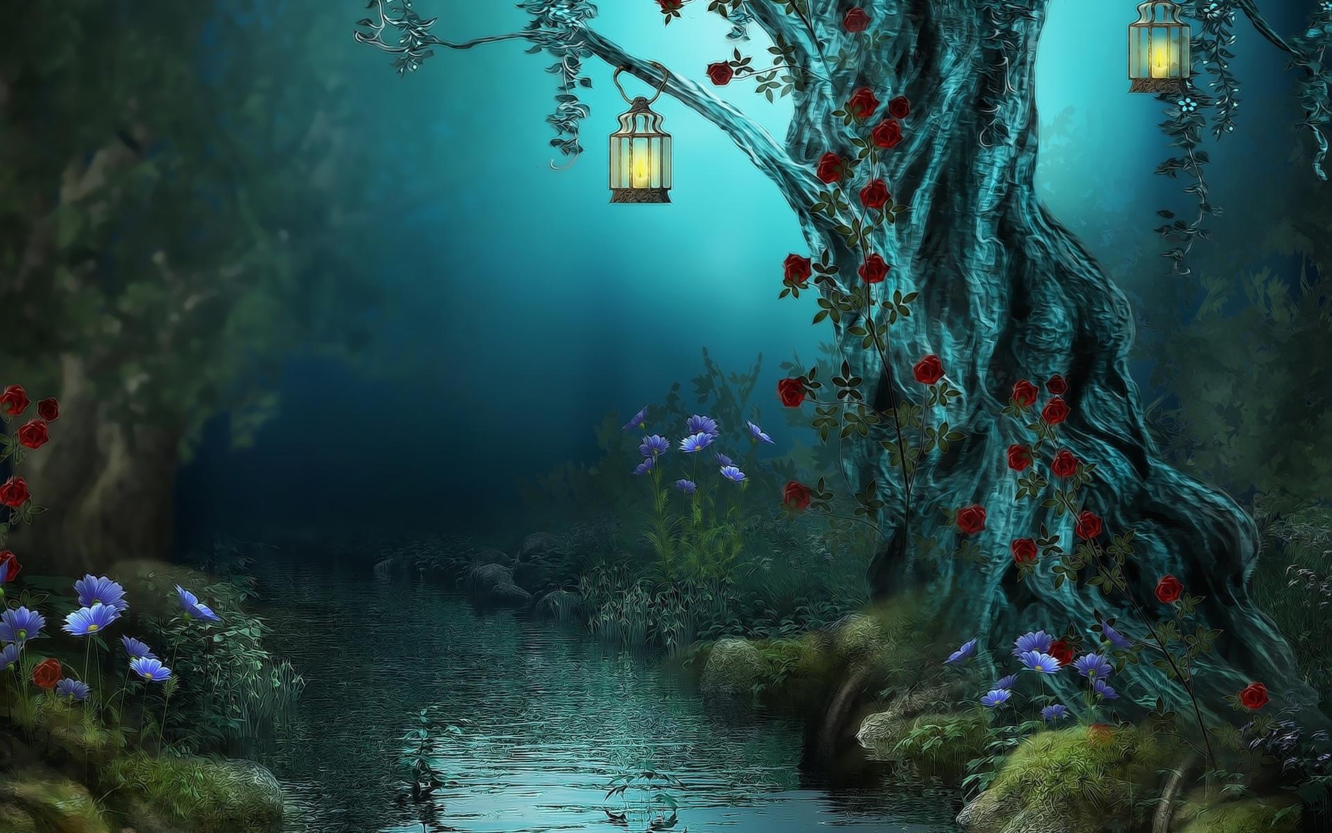 Fantasy Garden Wallpapers - Top Free Fantasy Garden Backgrounds - WallpaperAccess
