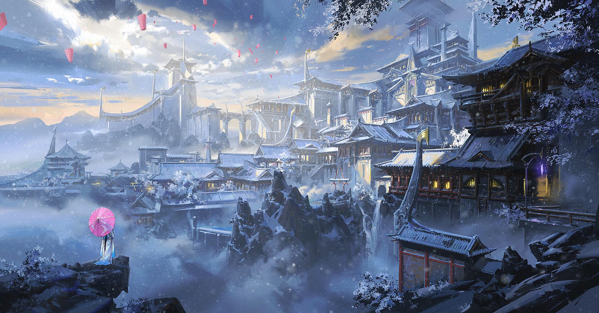 Fantasy Town Wallpapers - Top Free Fantasy Town Backgrounds ...