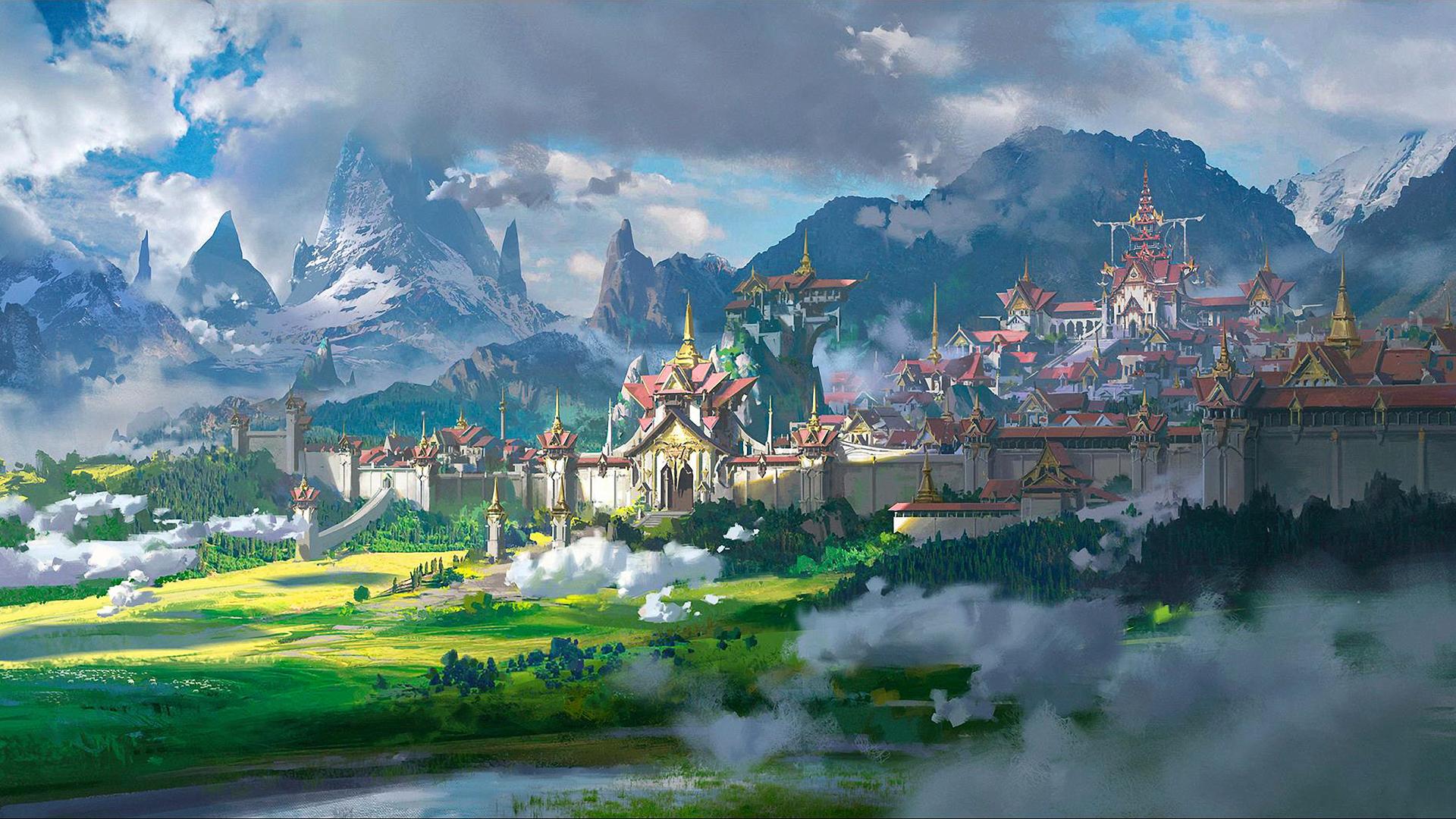 Fantasy Town Wallpapers - Top Free Fantasy Town Backgrounds ...